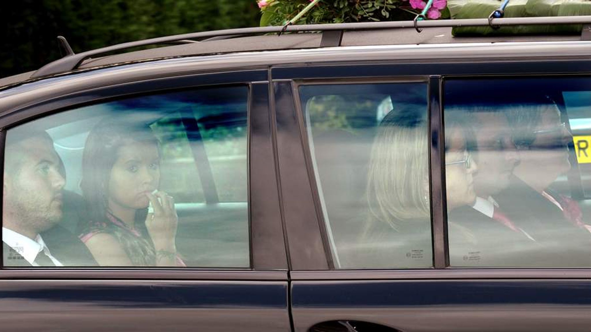 Hundreds Line Streets For Tia Sharp Funeral | UK News | Sky News