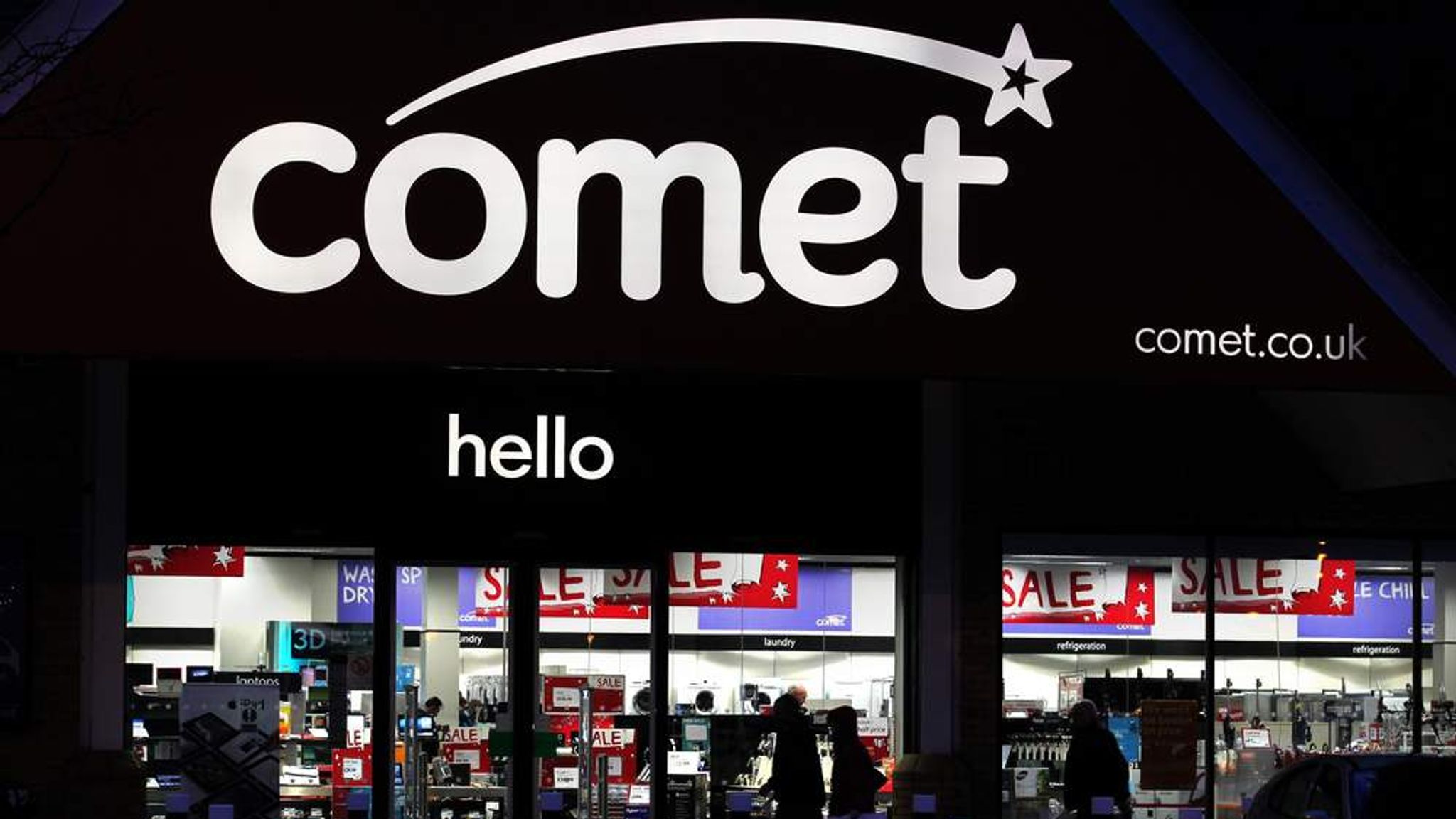 Comet Crash: Customer Fears As Site Goes Down | Money News | Sky News