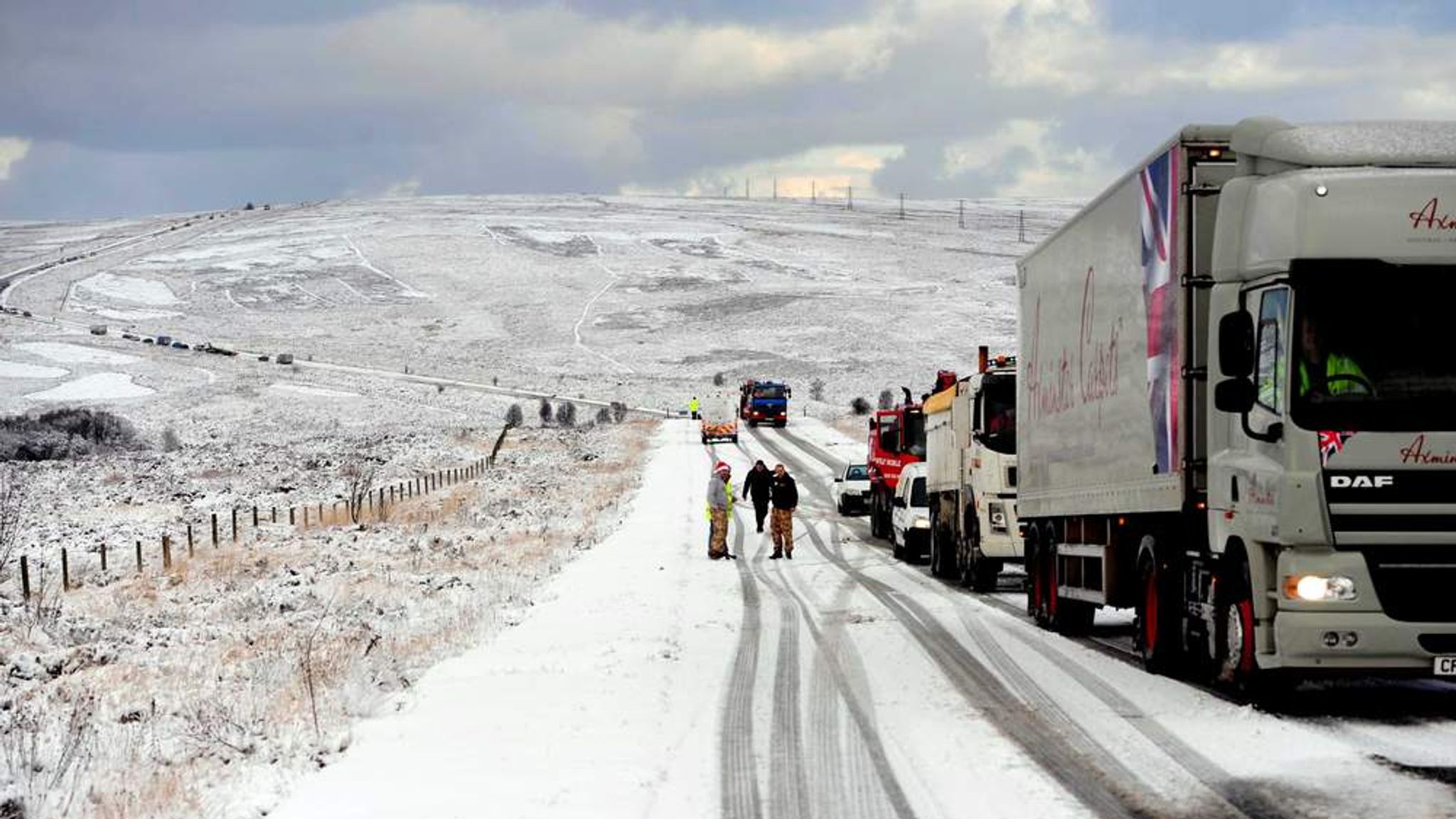 Snow: Britain Braced For First Major Fall | UK News | Sky News