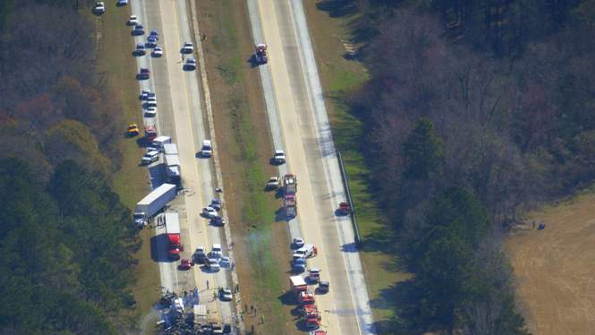 Georgia Motorway Pile-Up Kills Four | US News | Sky News