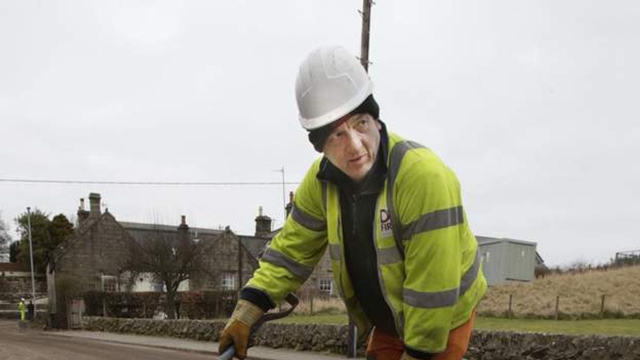 Glue Spill Leaves Drivers Stuck In A Jam | UK News | Sky News