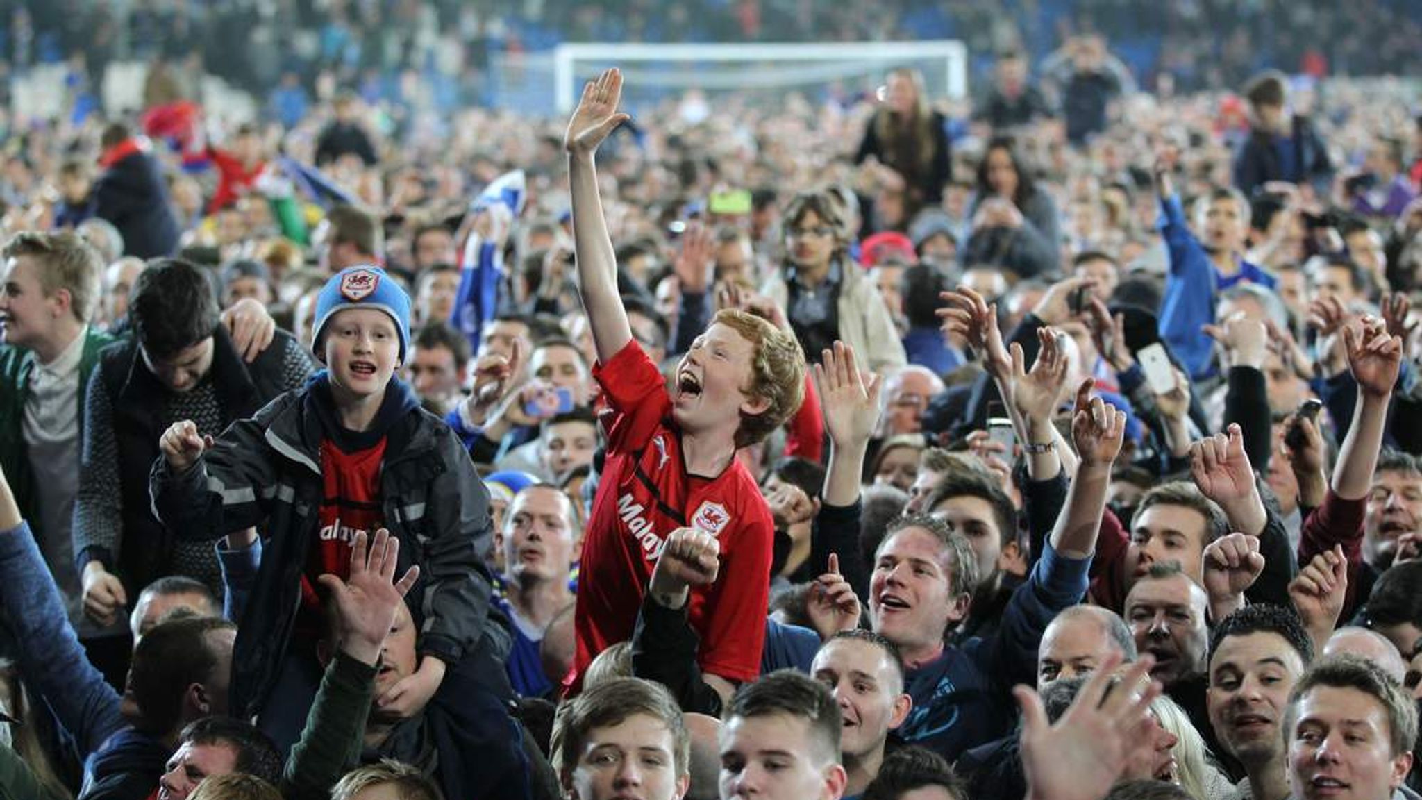 Cardiff Shed 'Nearly Men' Tag To Join Top Flight | UK News | Sky News