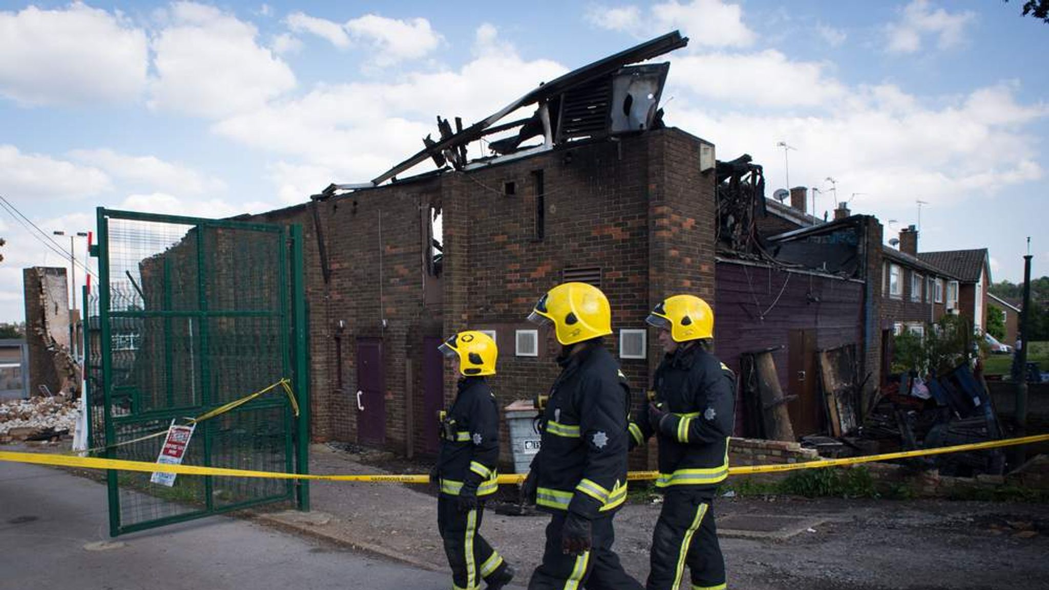 Islamic Centre Fire: Muslims 'Need Protection' | UK News | Sky News