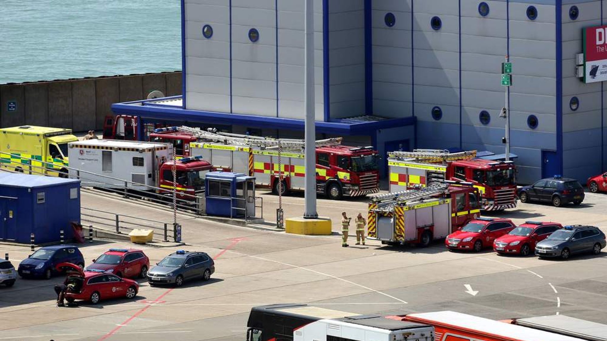 Asylum Seekers Rescued On P&O Dover Ferry | UK News | Sky News