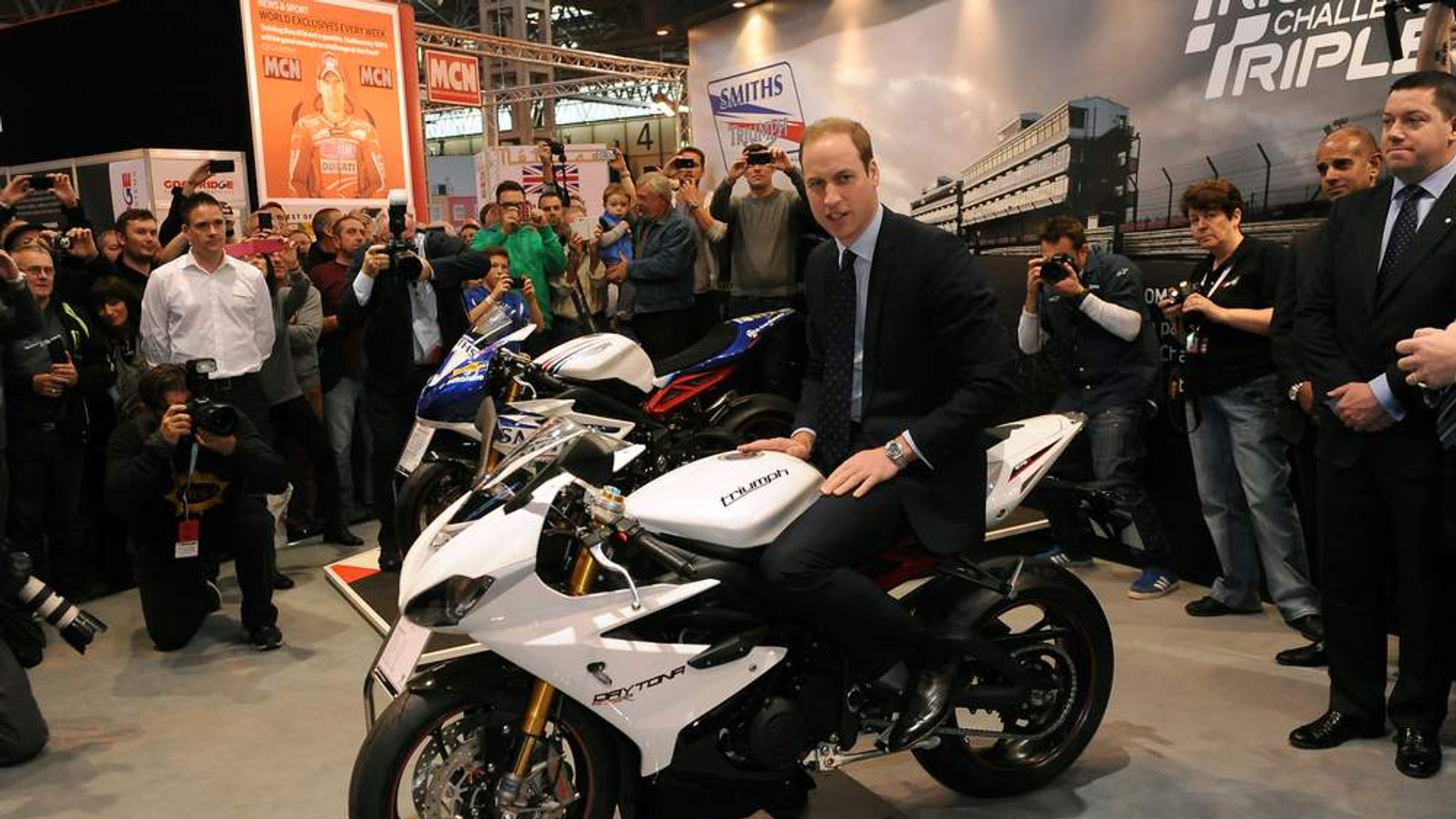 Prince William Indulges His Love Of Motorbikes | UK News | Sky News