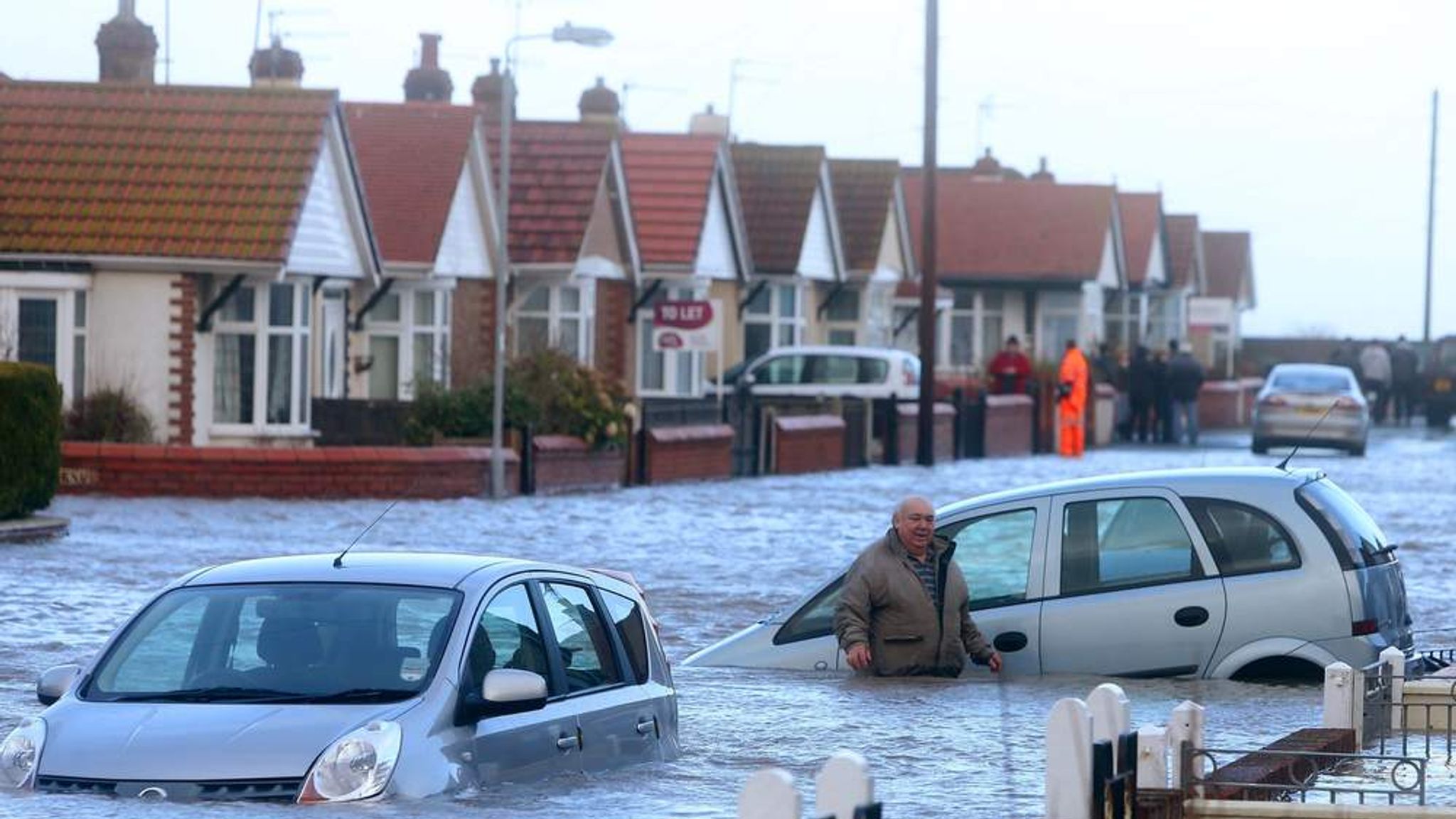Weather: Tidal Surge Clean Up Under Way | UK News | Sky News