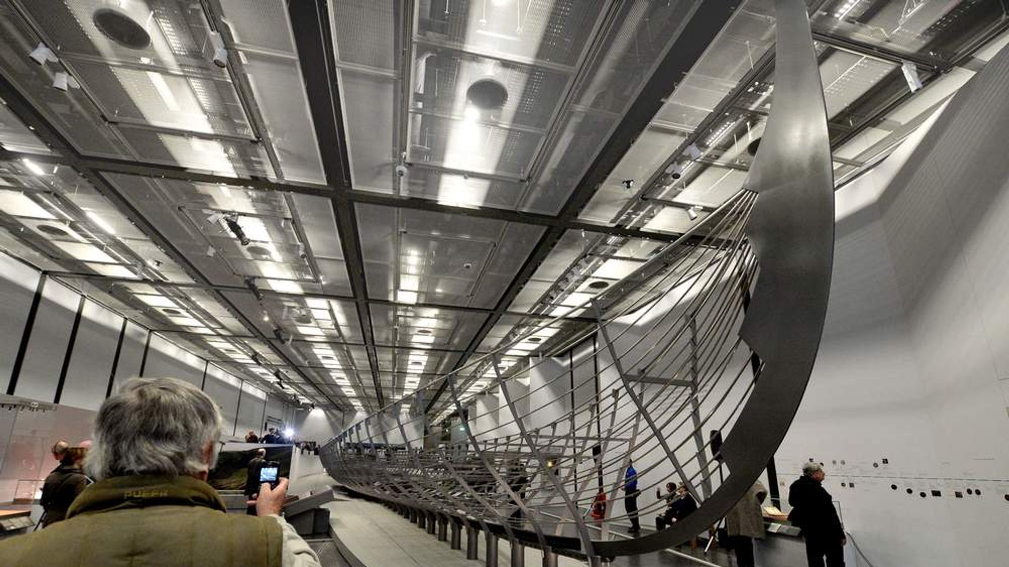 Viking Warship On Show For First Time In UK | Ents & Arts News | Sky News