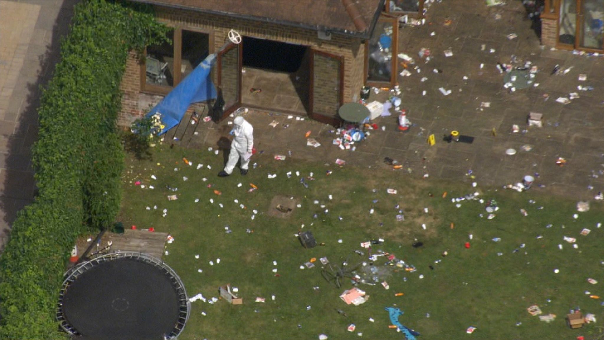 Man Killed And Several Injured At Pool Party | UK News | Sky News