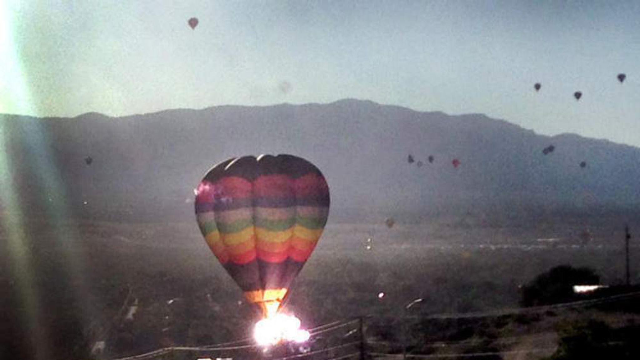 Two Badly Burned As Festival Balloon Crashes | US News | Sky News