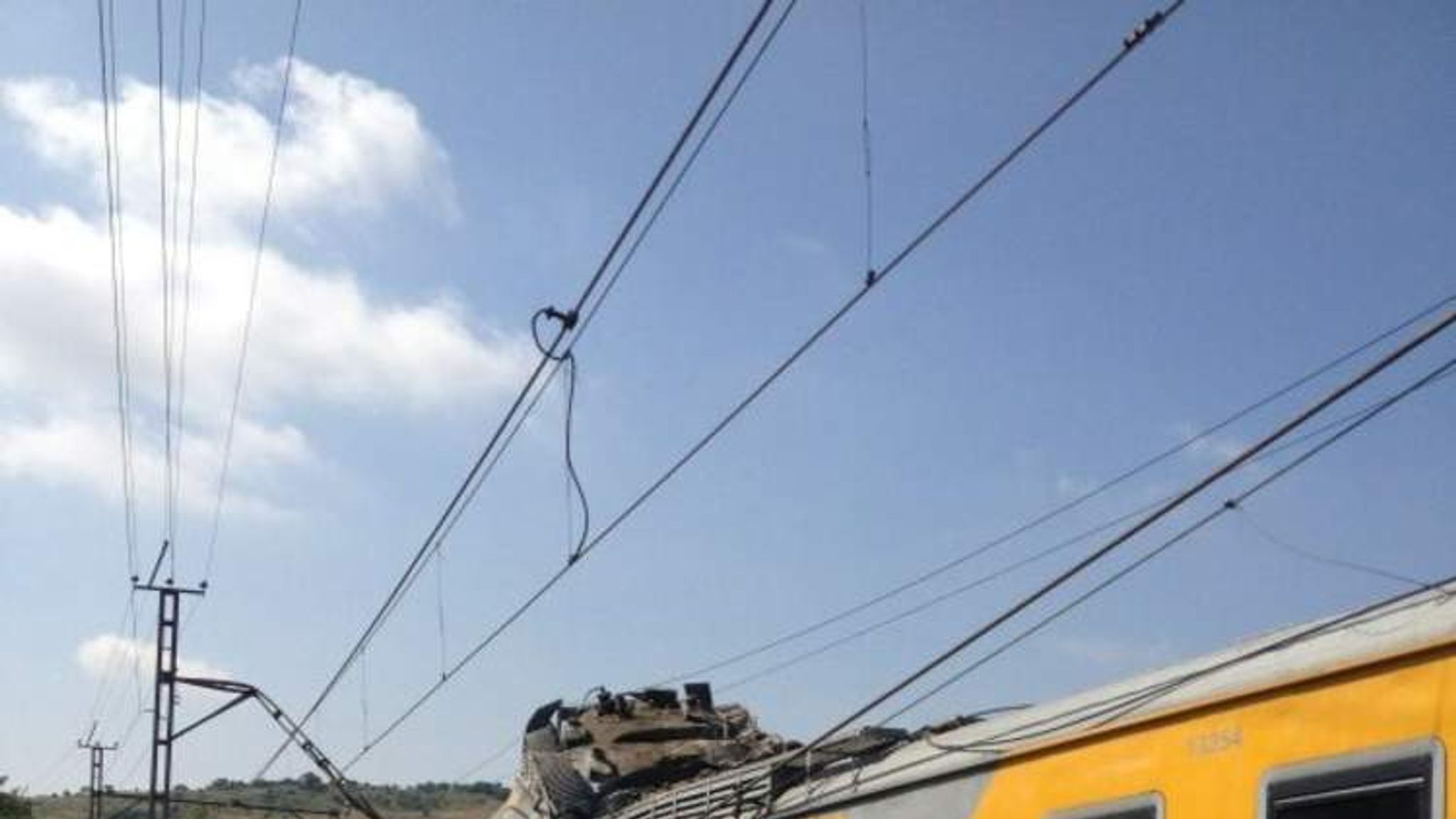 South Africa Train Crash Injures 300 | World News | Sky News