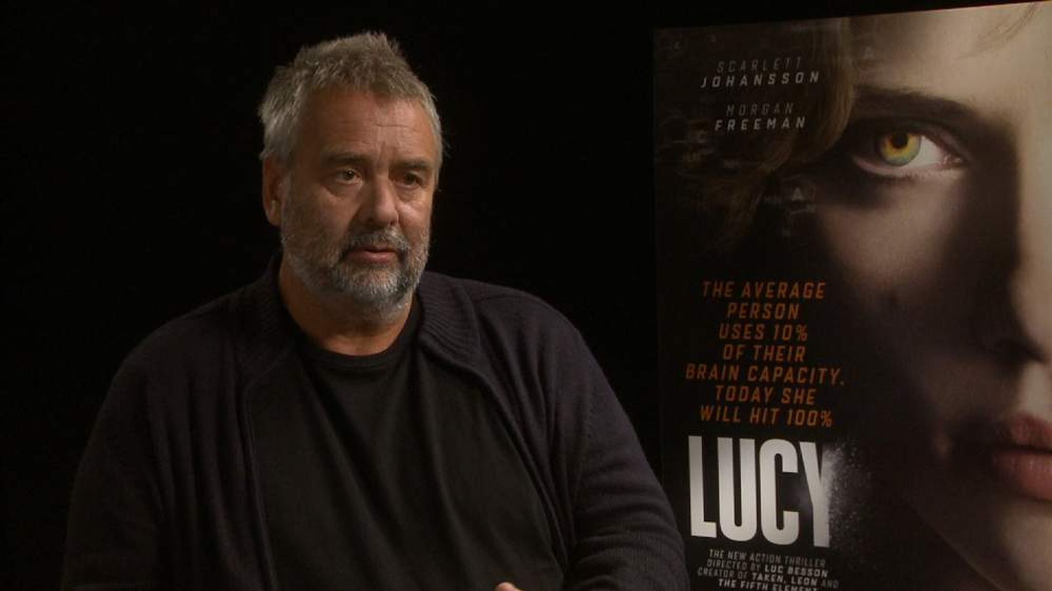 Lucy Director 'Seduced' By Scarlett Johansson | Ents & Arts News | Sky News