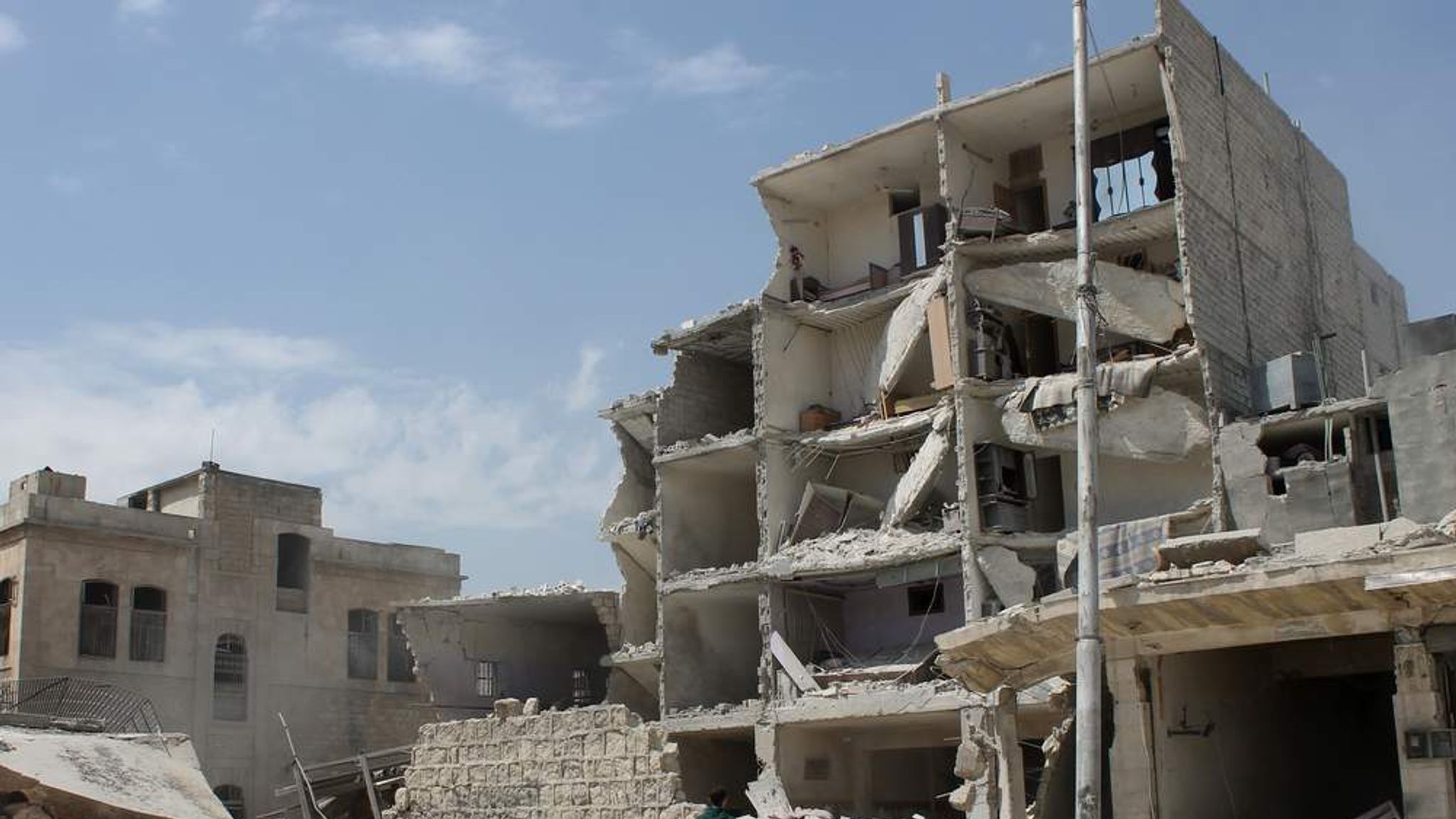 Assad 'Launching Chemical Attacks With Chlorine' | World News | Sky News