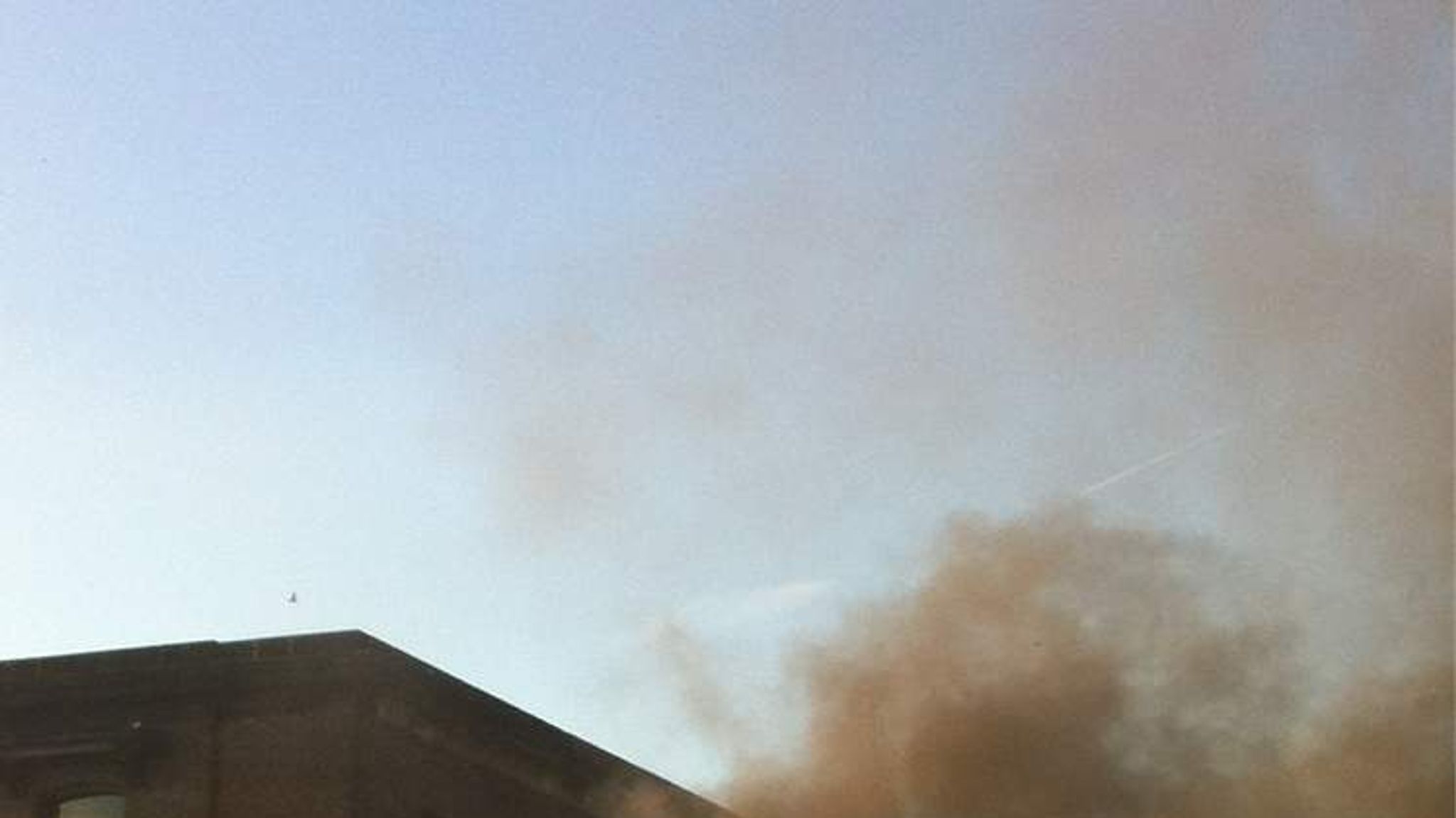 Explosion And Fire At New Zealand Olympic BBQ | UK News | Sky News