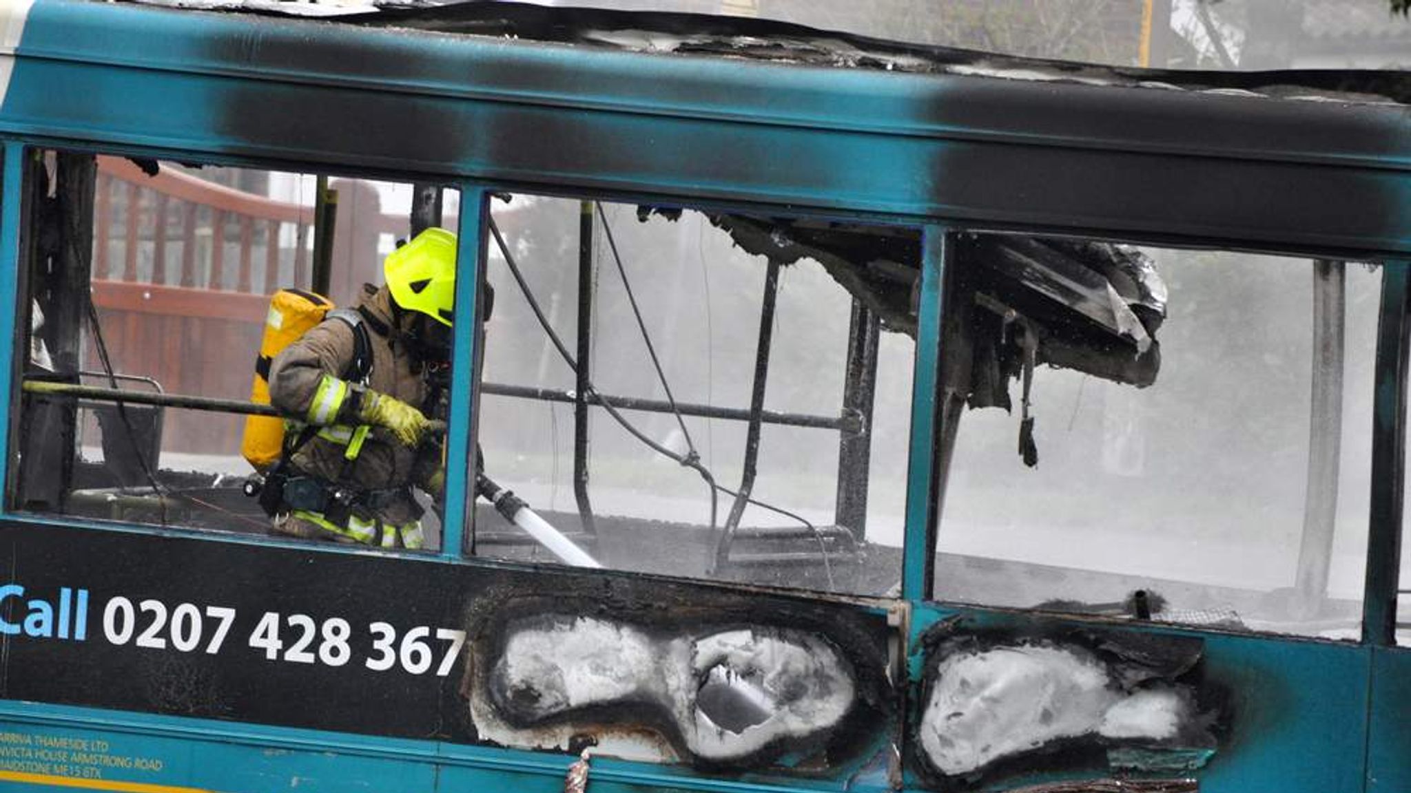 Bus Explosion Rocks Rush Hour Kent | UK News | Sky News