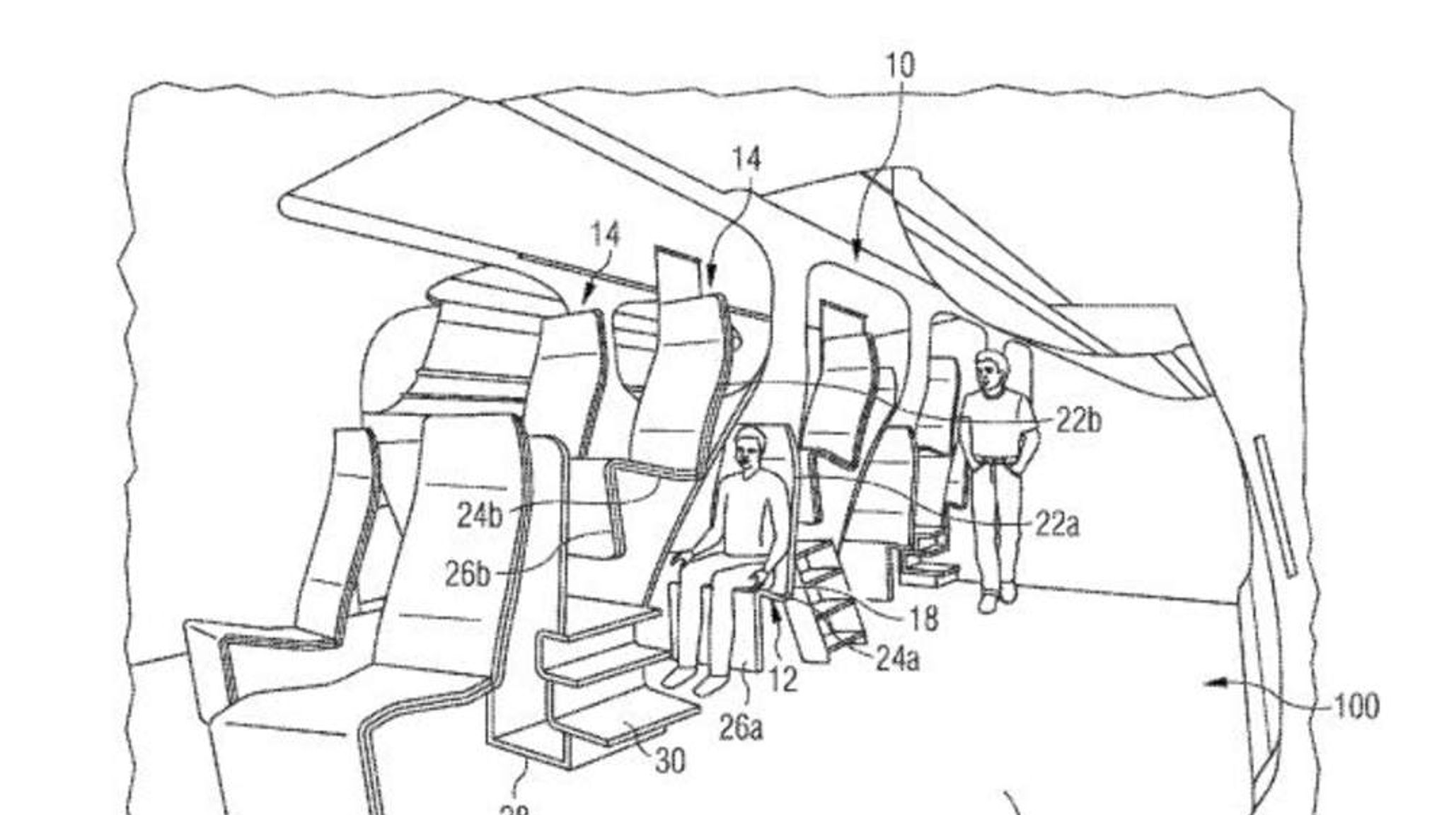 Airbus Plans Stacked Seating For Passengers | World News | Sky News