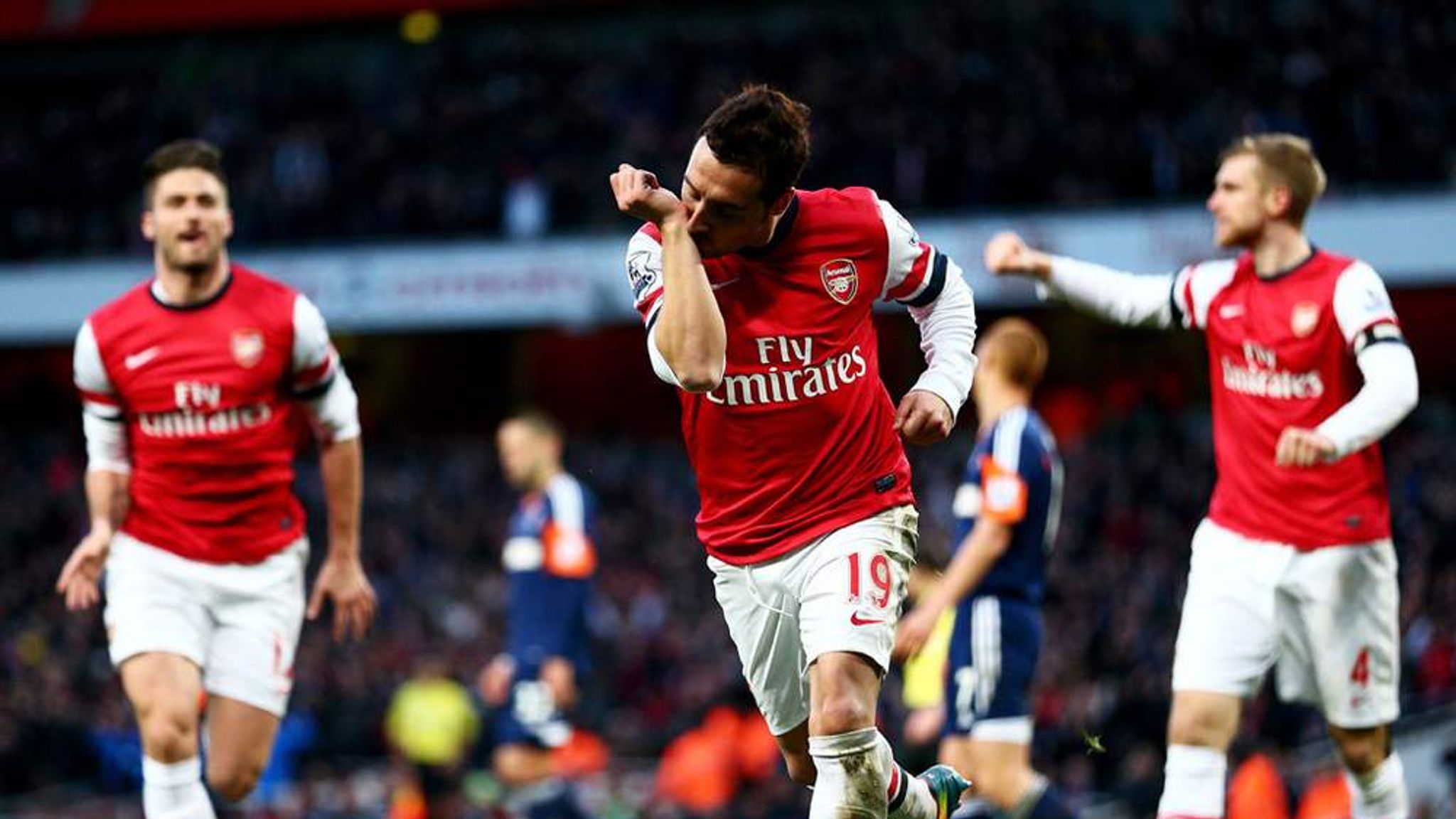 Cazorla At The Double For Arsenal | Scoop News | Sky News