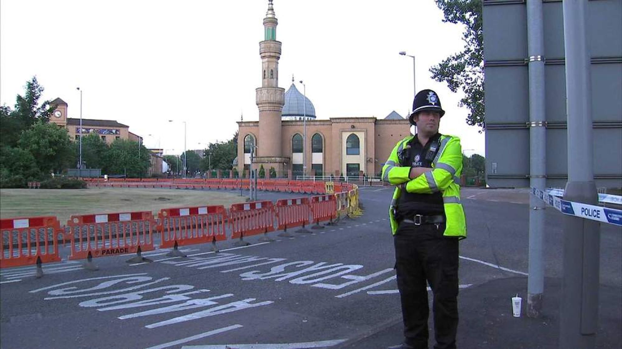 Mosque Evacuated As Bomb Experts Called In | UK News | Sky News