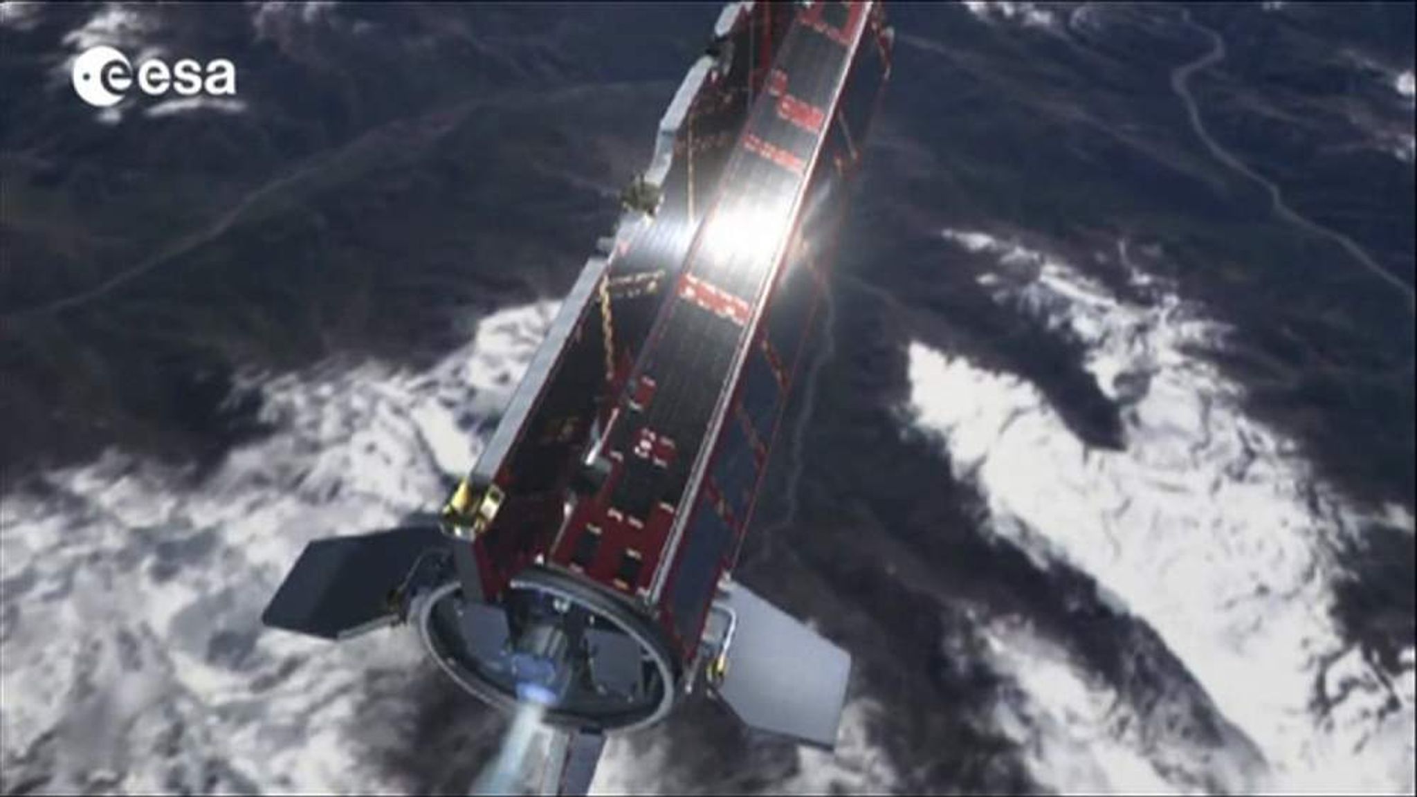 Satellite Set To Crash Down On Earth | World News | Sky News