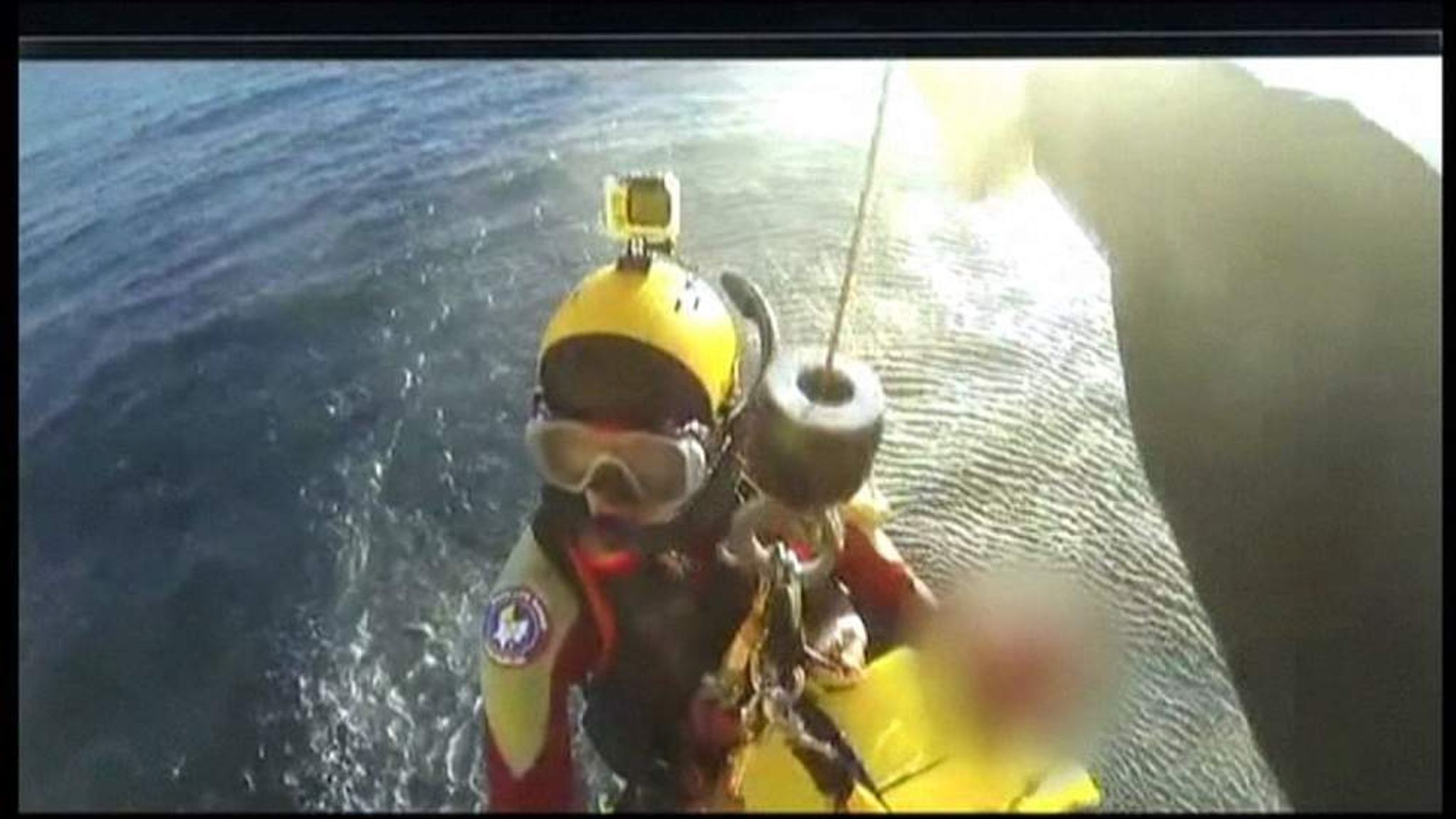 Australia: Pair Clinging To Ice Box Rescued | World News | Sky News