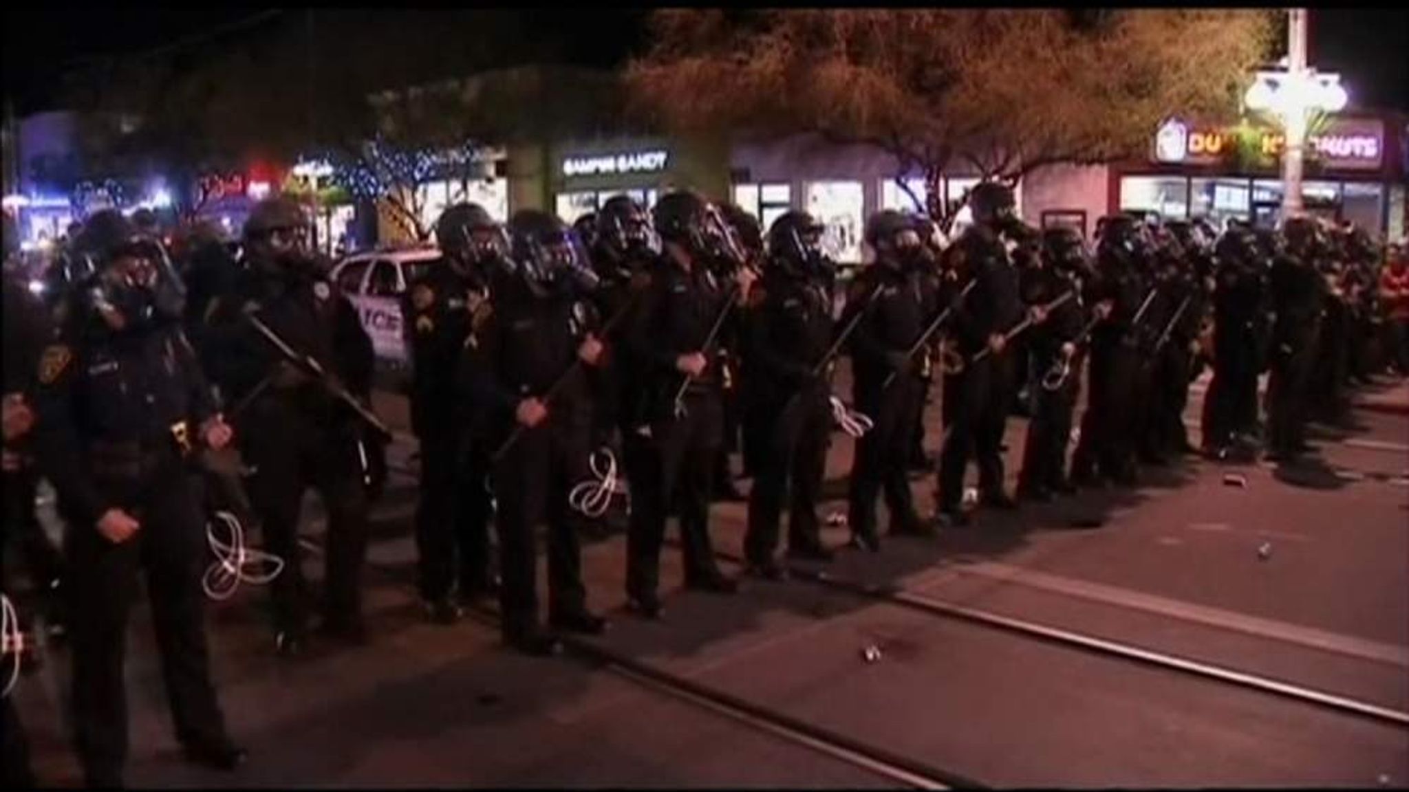 Arizona Students In NCAA Basketball Loss Riot | US News | Sky News