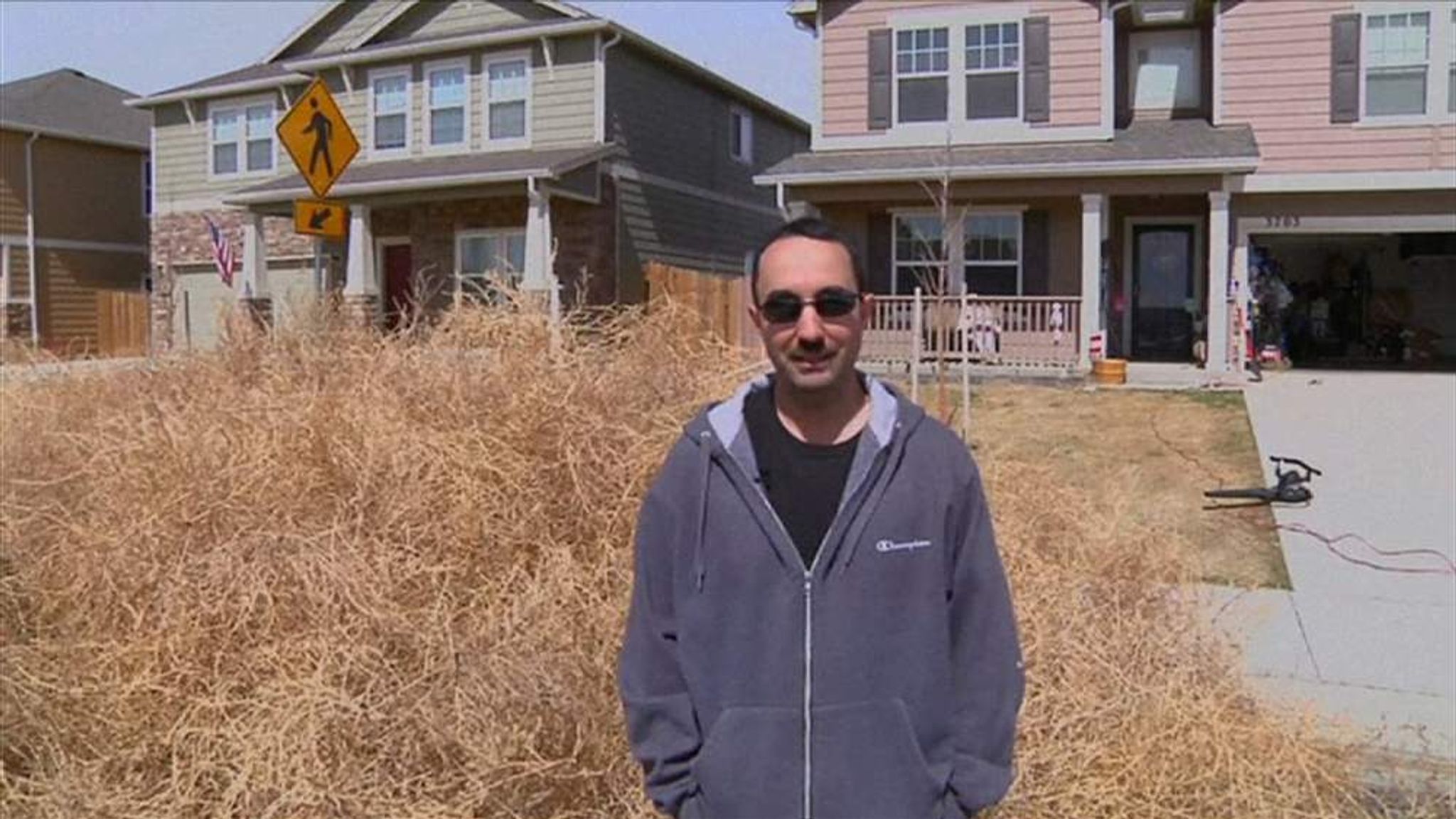 Tumbleweed Trouble In Drought-Hit Colorado | US News | Sky News