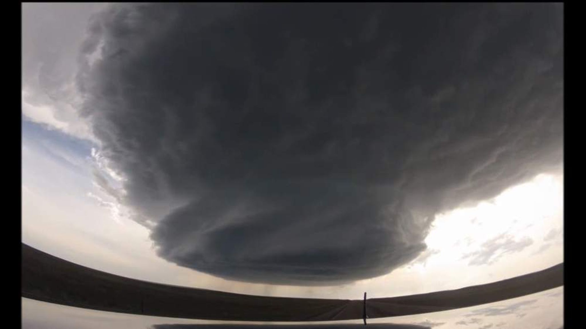 Stormchaser Films Stunning Supercell Formation | US News | Sky News