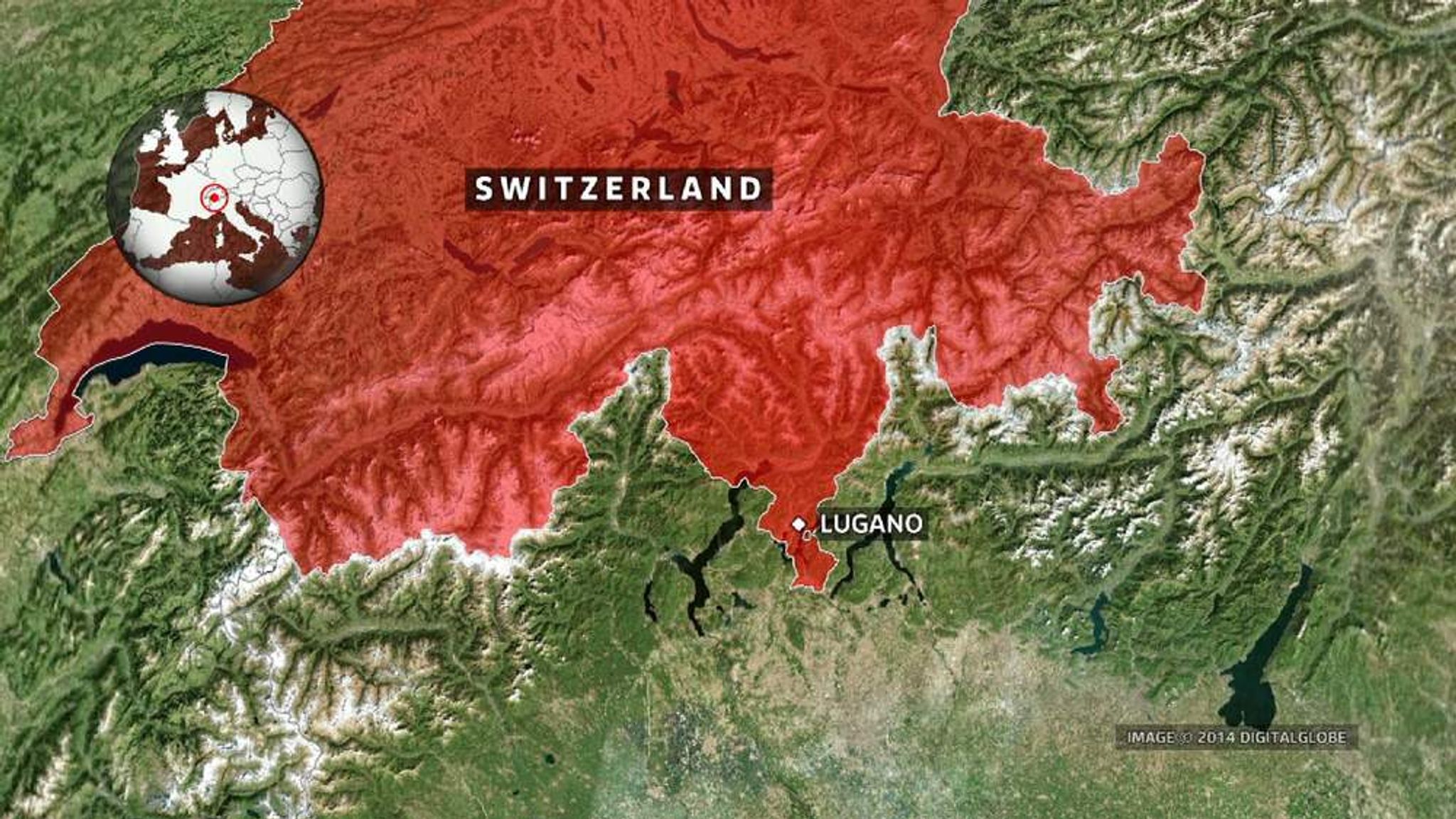 Switzerland Landslide Kills Two People | World News | Sky News