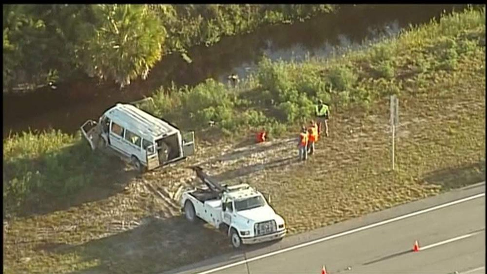 Eight Killed As Church Van Crashes Into Canal | US News | Sky News