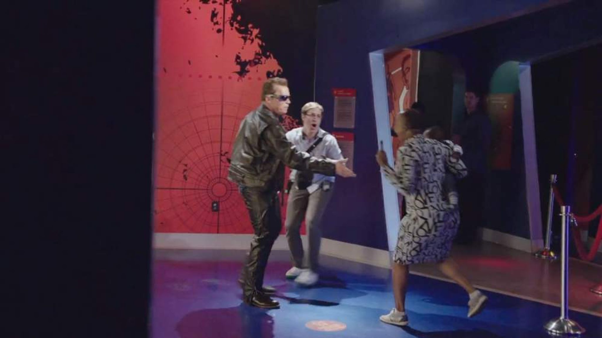 Arnie Pranks Fans As Terminator Waxwork | Ents & Arts News | Sky News