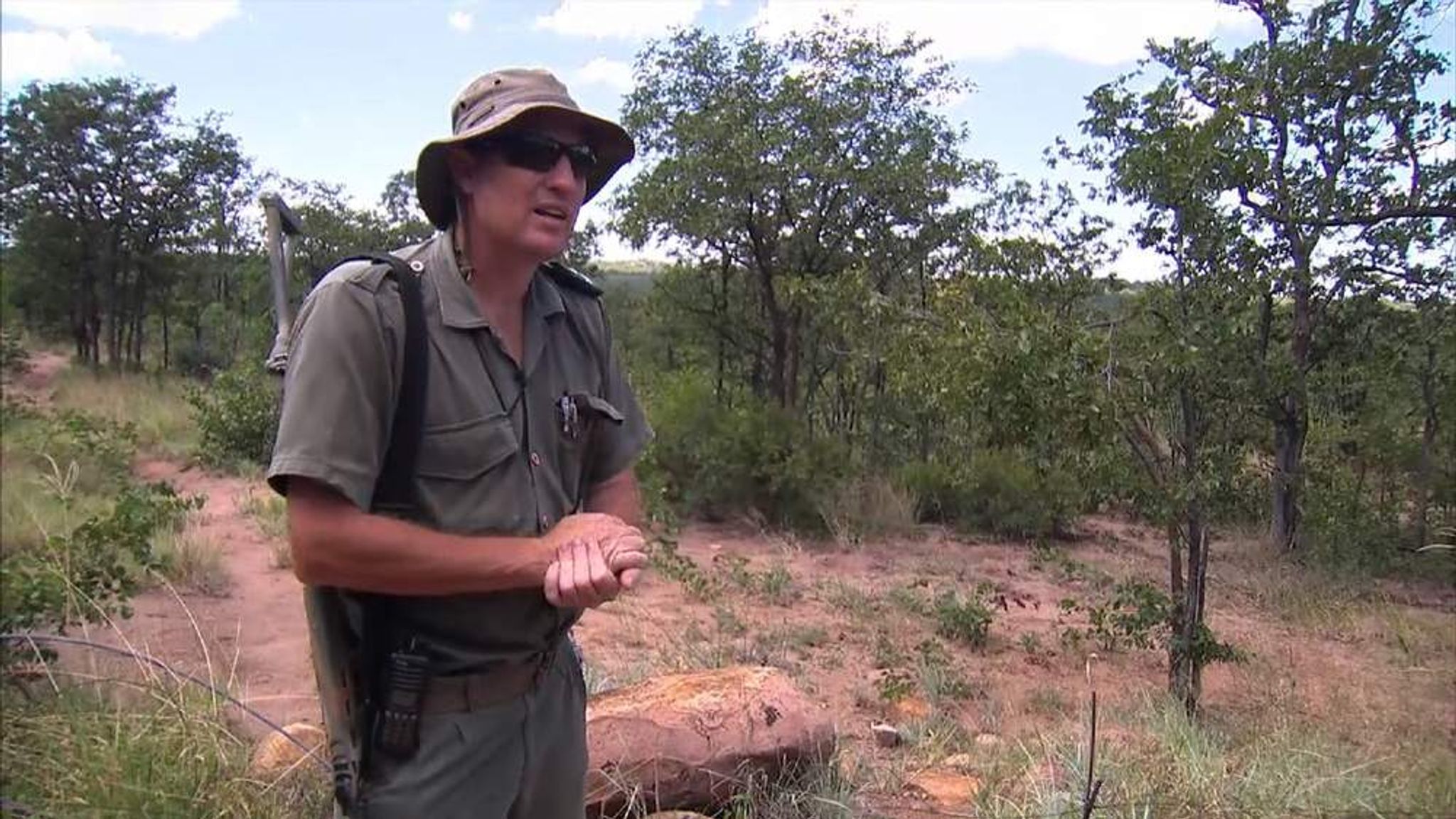 Rhino Wars: Ranger Shot On Anti-Poaching Raid | World News | Sky News