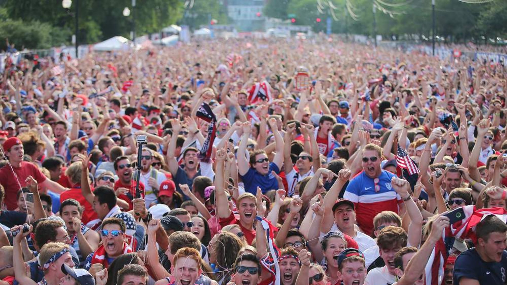 Millions Of Americans Cheer World Cup Heroes | US News | Sky News