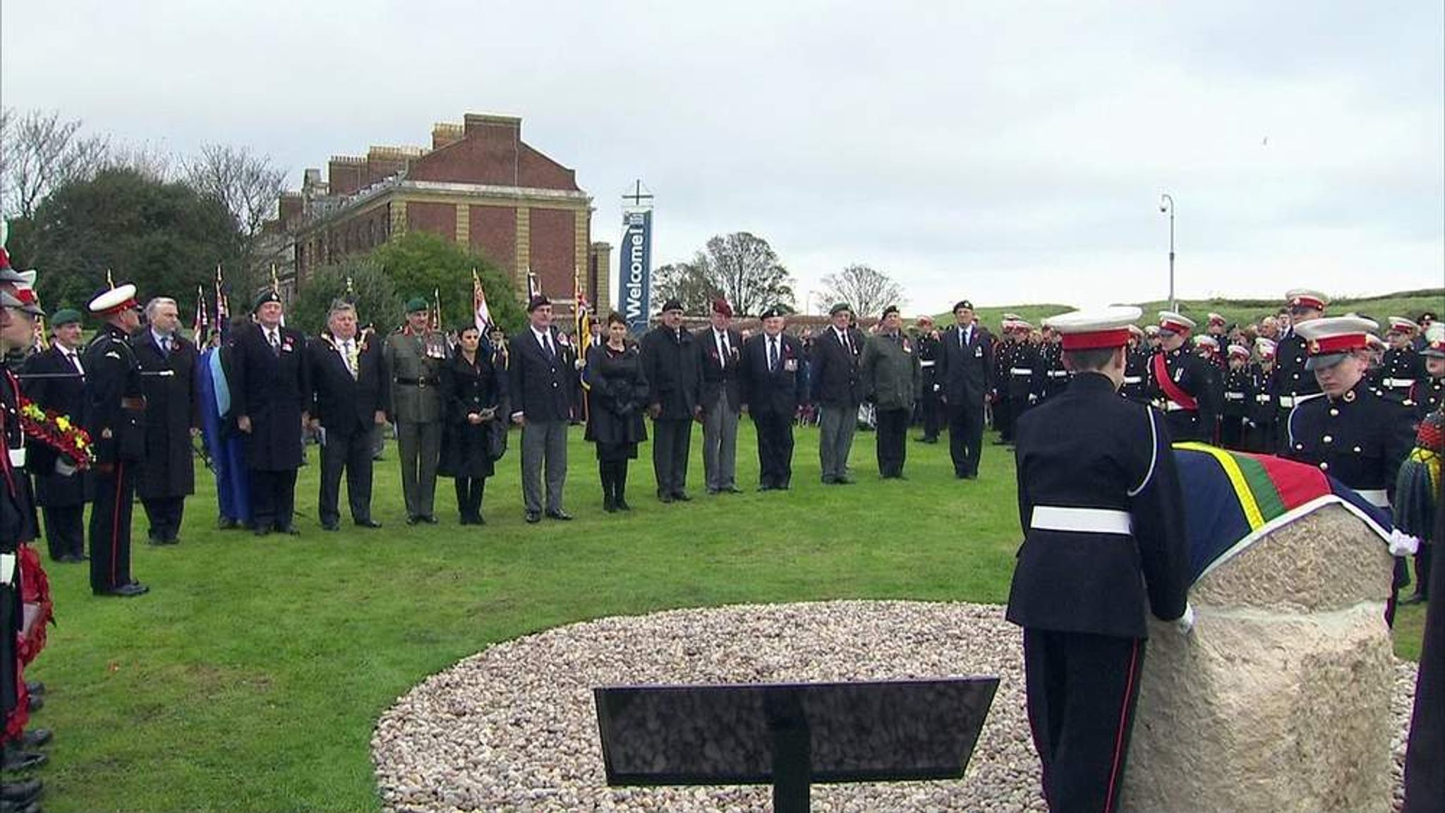 Memorial For 'Cockleshell Heroes' Unveiled | UK News | Sky News