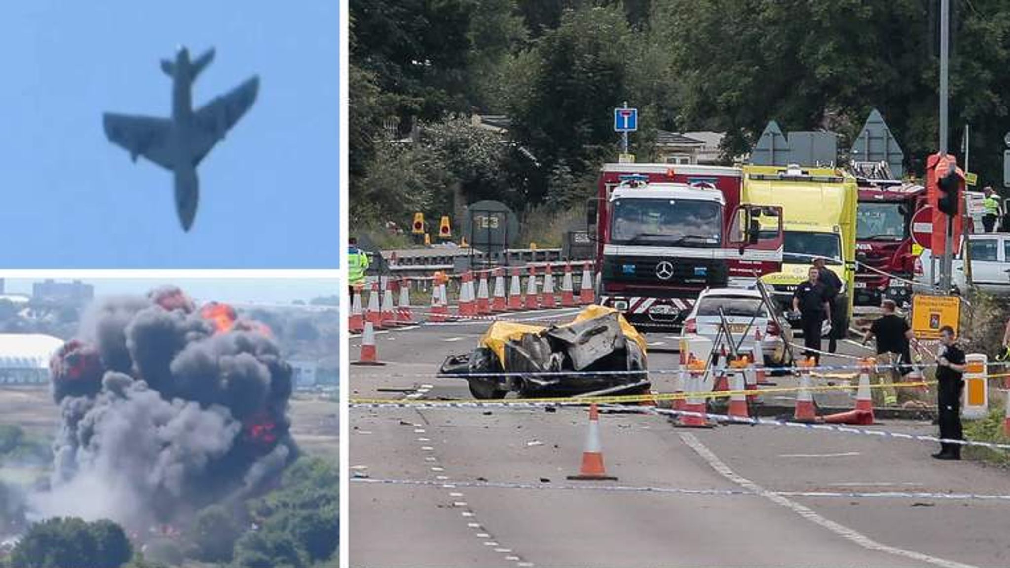 Pilot errors caused Shoreham air crash, report finds | UK News | Sky News
