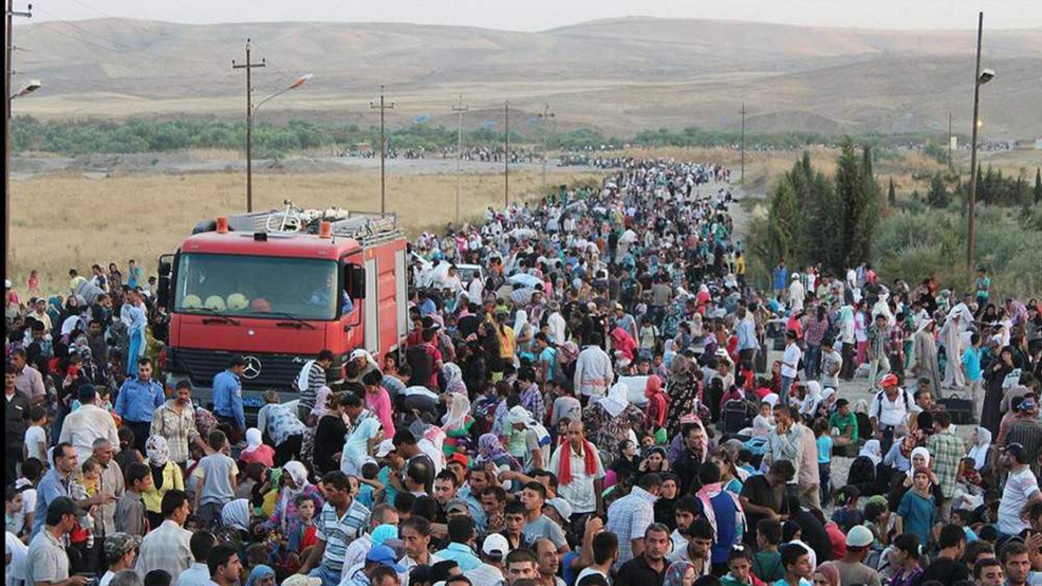 Syria: Fears Over Refugee 'Major Exodus' | World News | Sky News