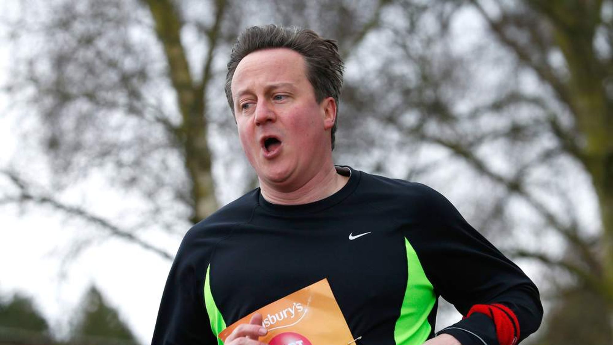 David Cameron Runs Sport Relief Mile | Politics News | Sky News David Cameron Runs Sport Relief Mile | Politics News | Sky News