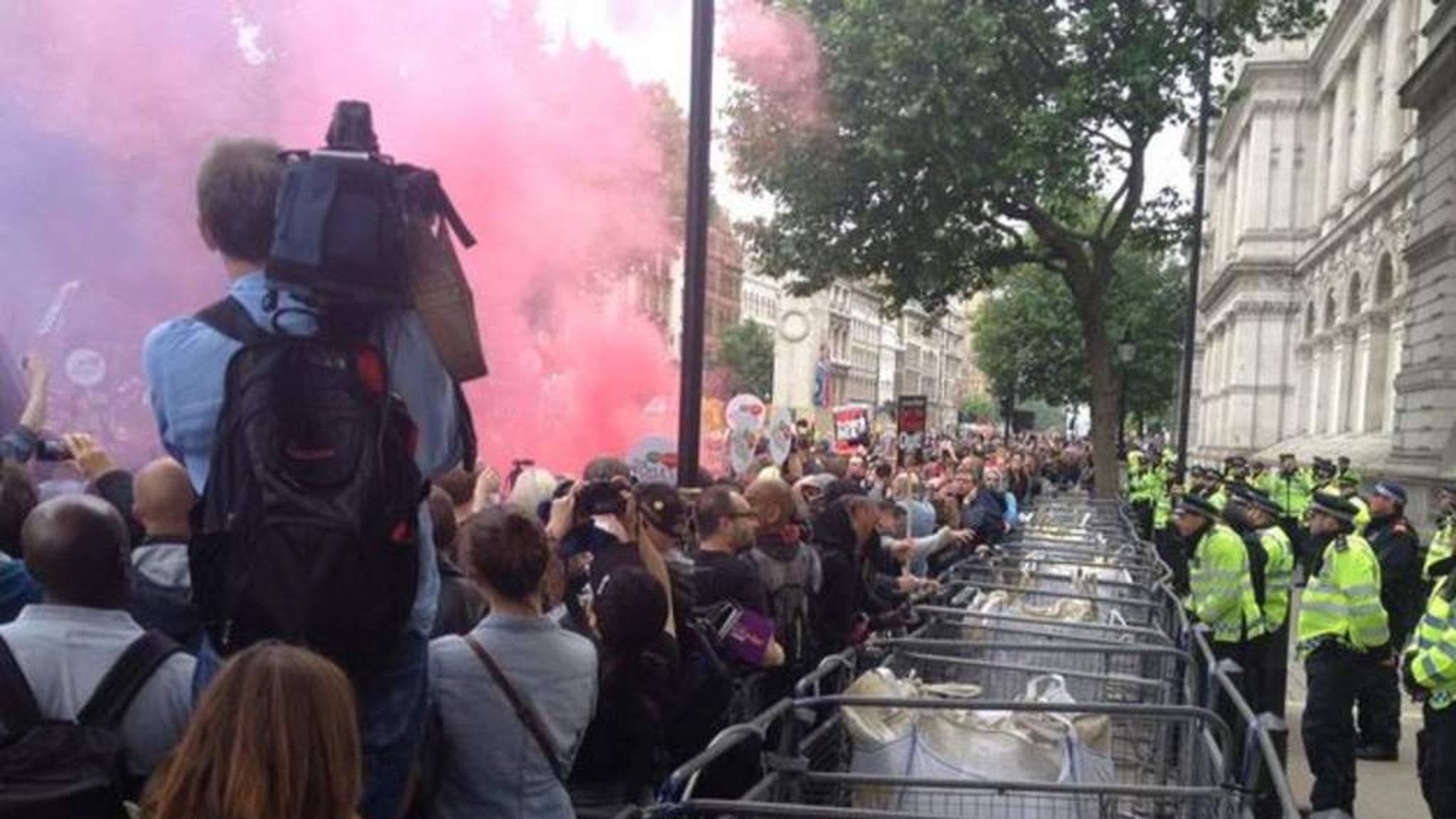 As It Happened: Anti-Austerity Protests | UK News | Sky News