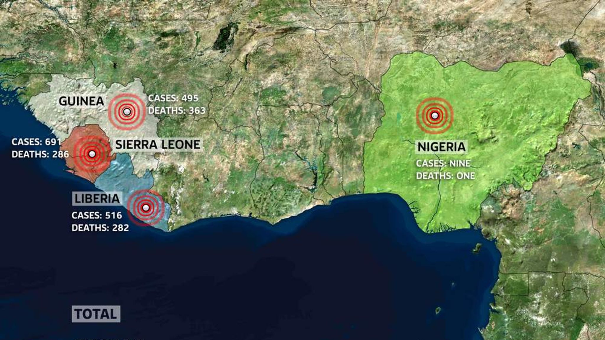 Ebola Heat Map