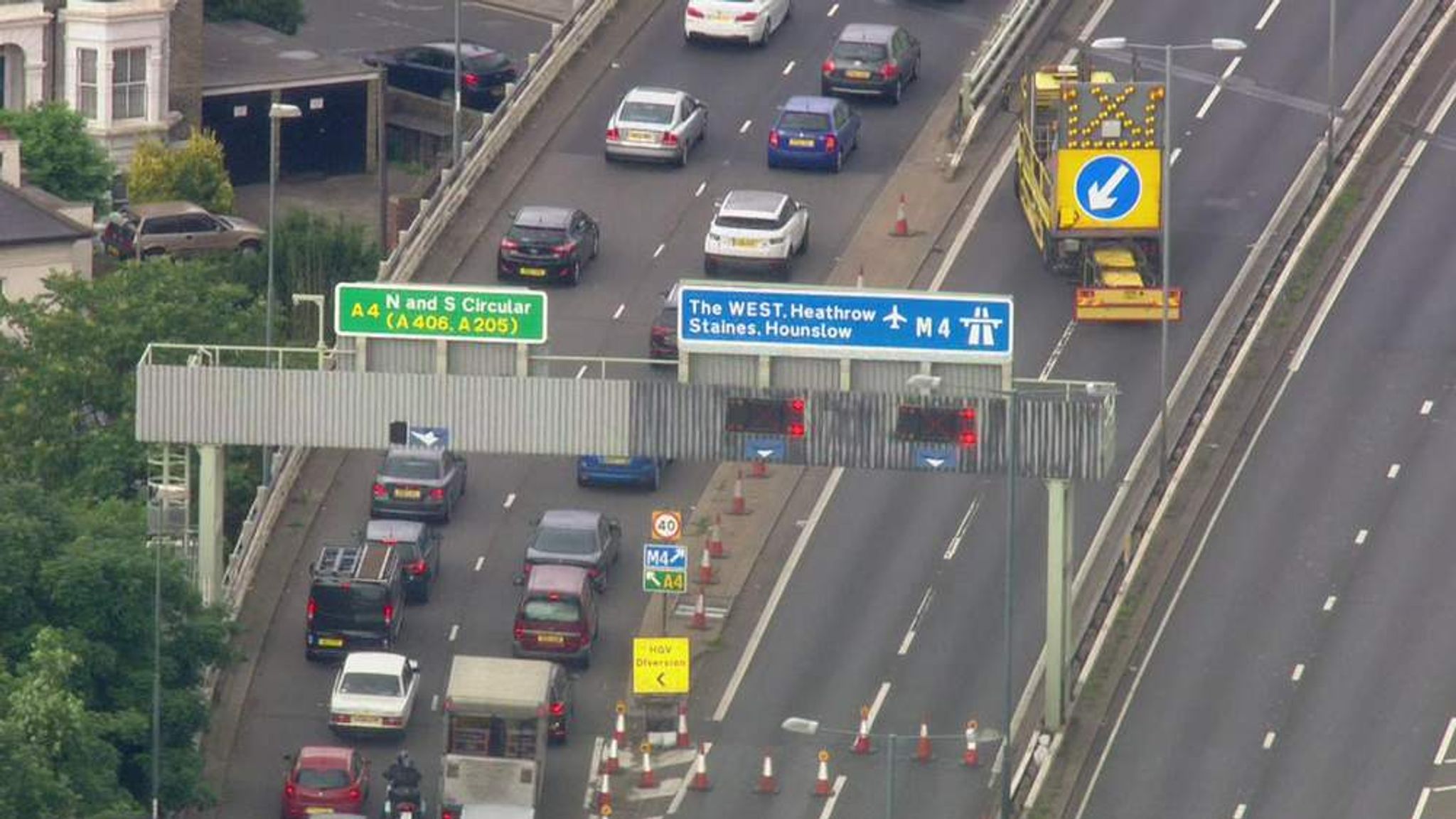M4 Motorway Reopens After 'Complex Repairs' | UK News | Sky News