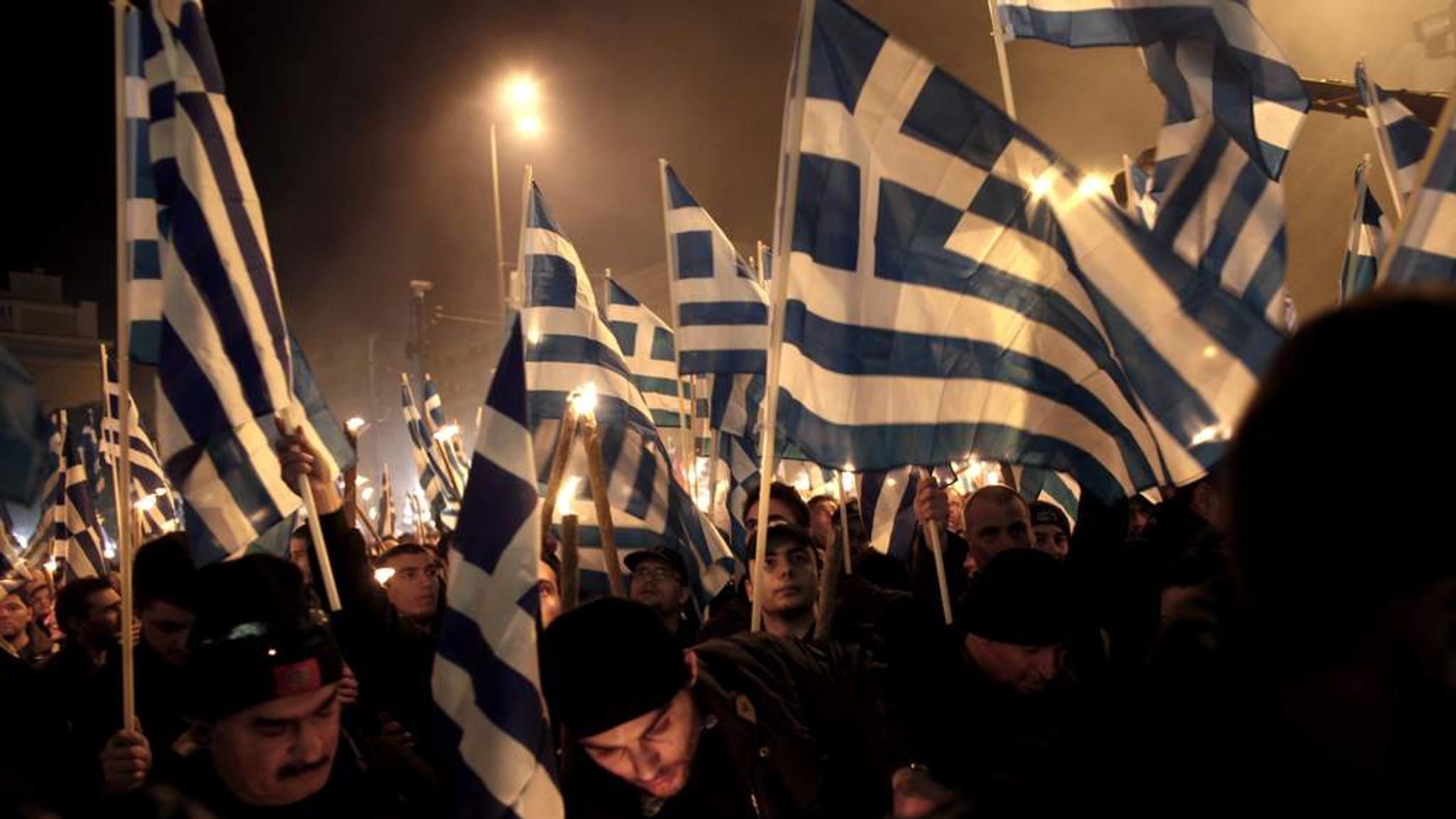 Greece: Far-Right March On Athens | World News | Sky News
