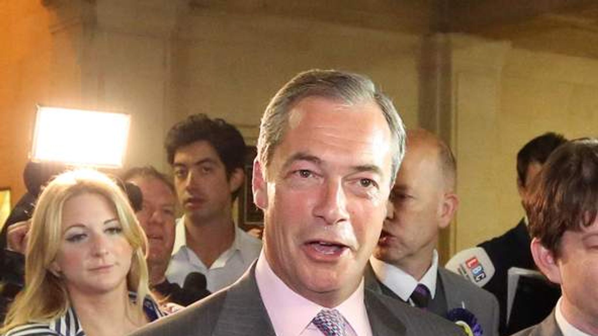 Farage Uses Victory To Call For Referendum | Politics News | Sky News