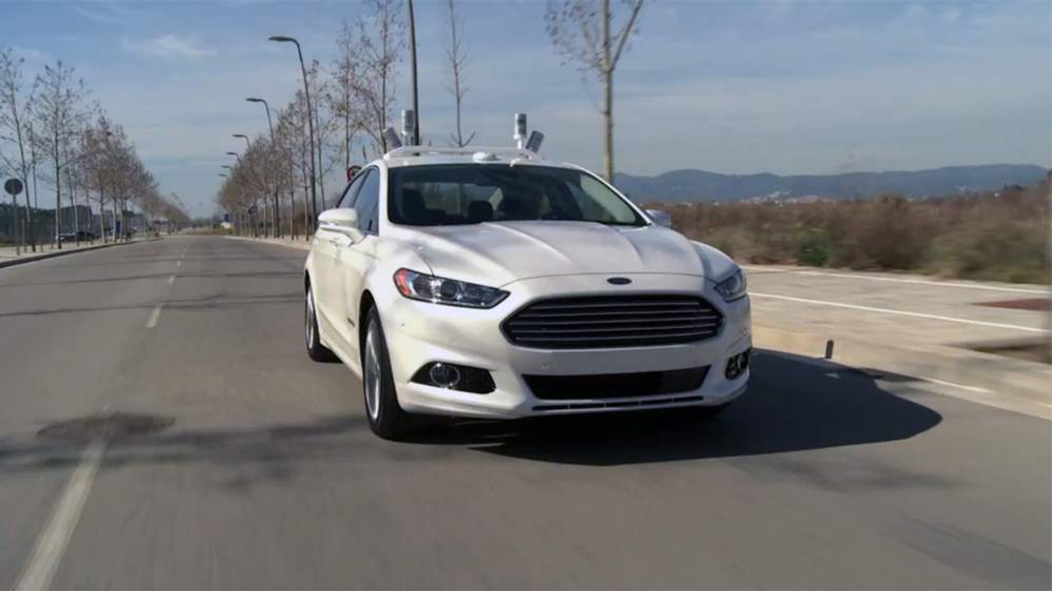 Ford's Self-Driving Car Produces 3D Road Map | Money News | Sky News