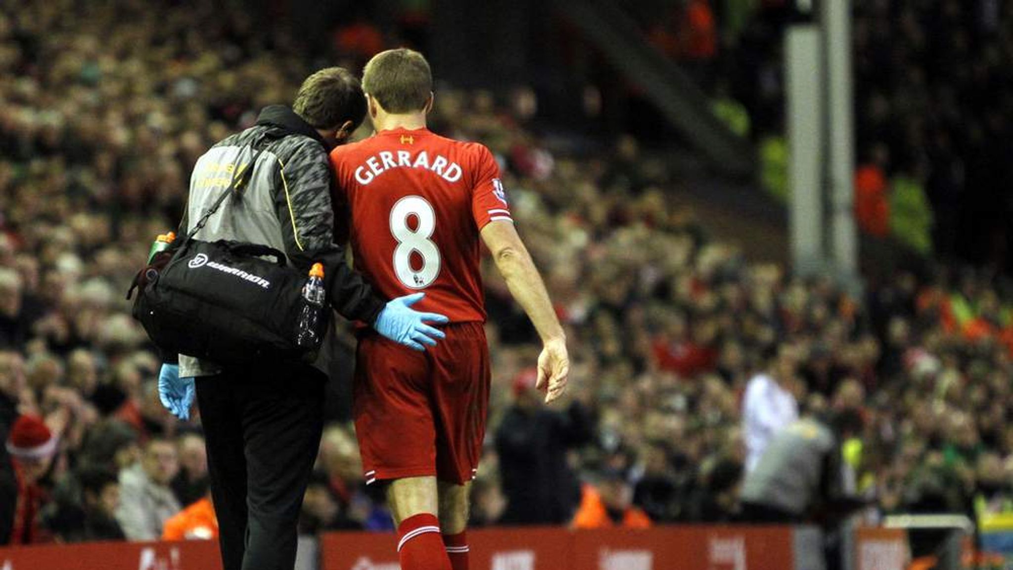 Injury Rules Steven Gerrard Out For Month | Scoop News | Sky News