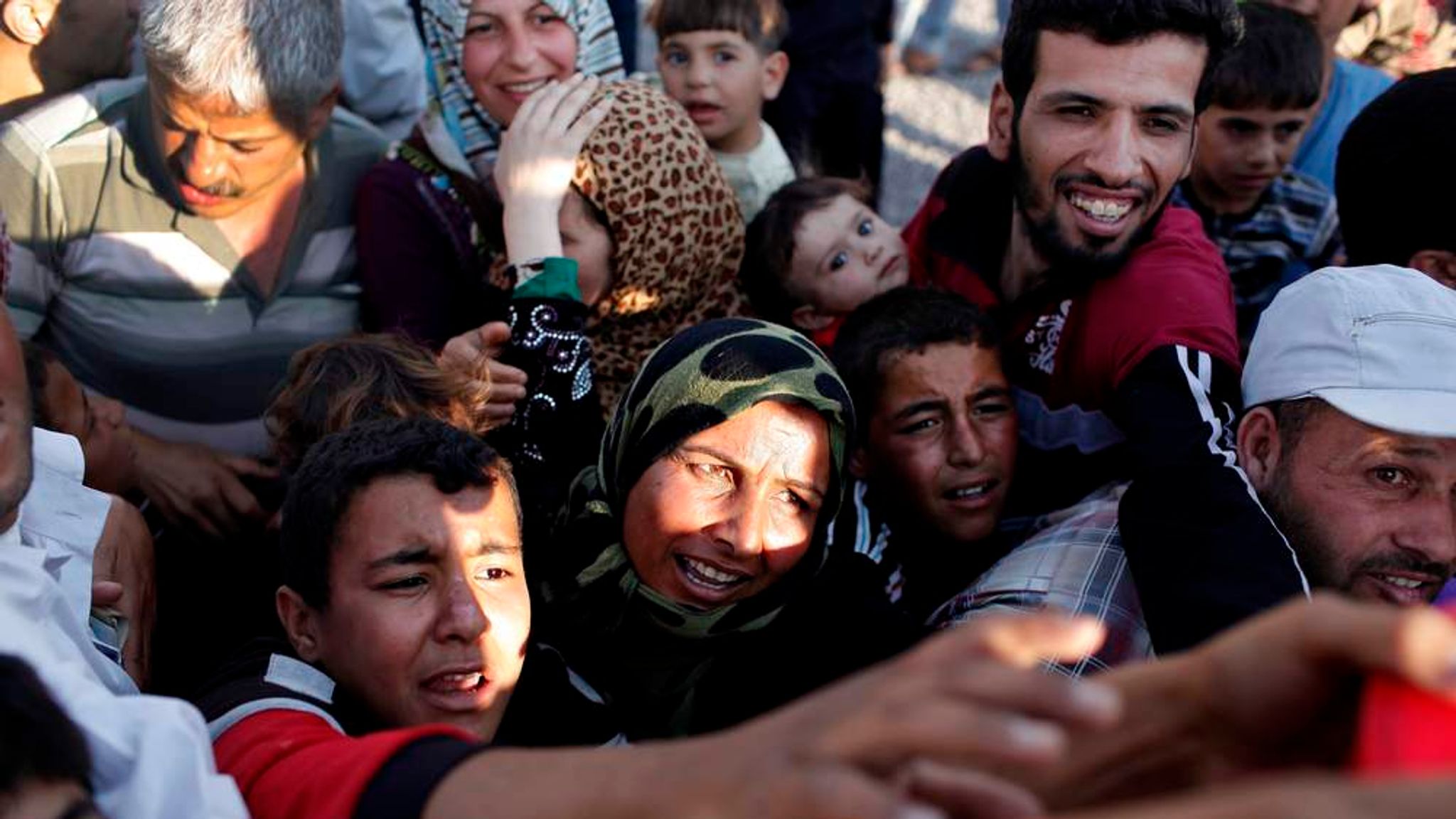 Syrian Christians 'Saved' Amid Refugee Crisis | World News | Sky News