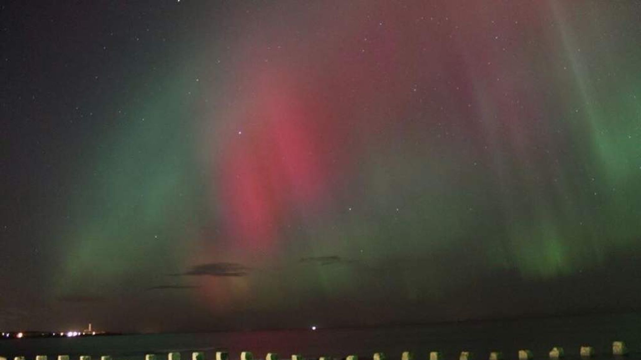Northern Lights Aurora Borealis Illuminate UK | UK News | Sky News
