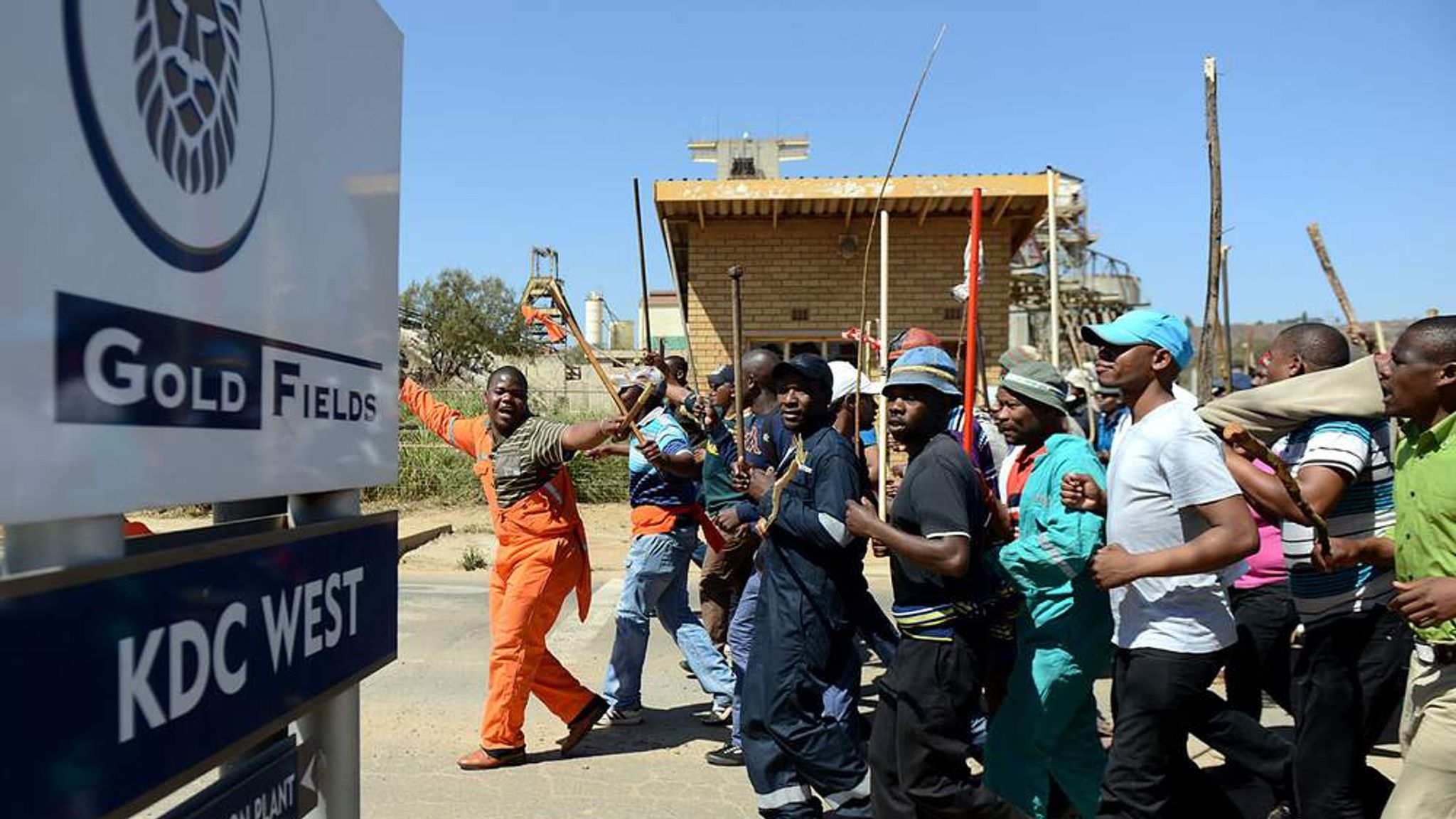 Gold Fields Mine Threatens To Sack Strikers | Money News | Sky News