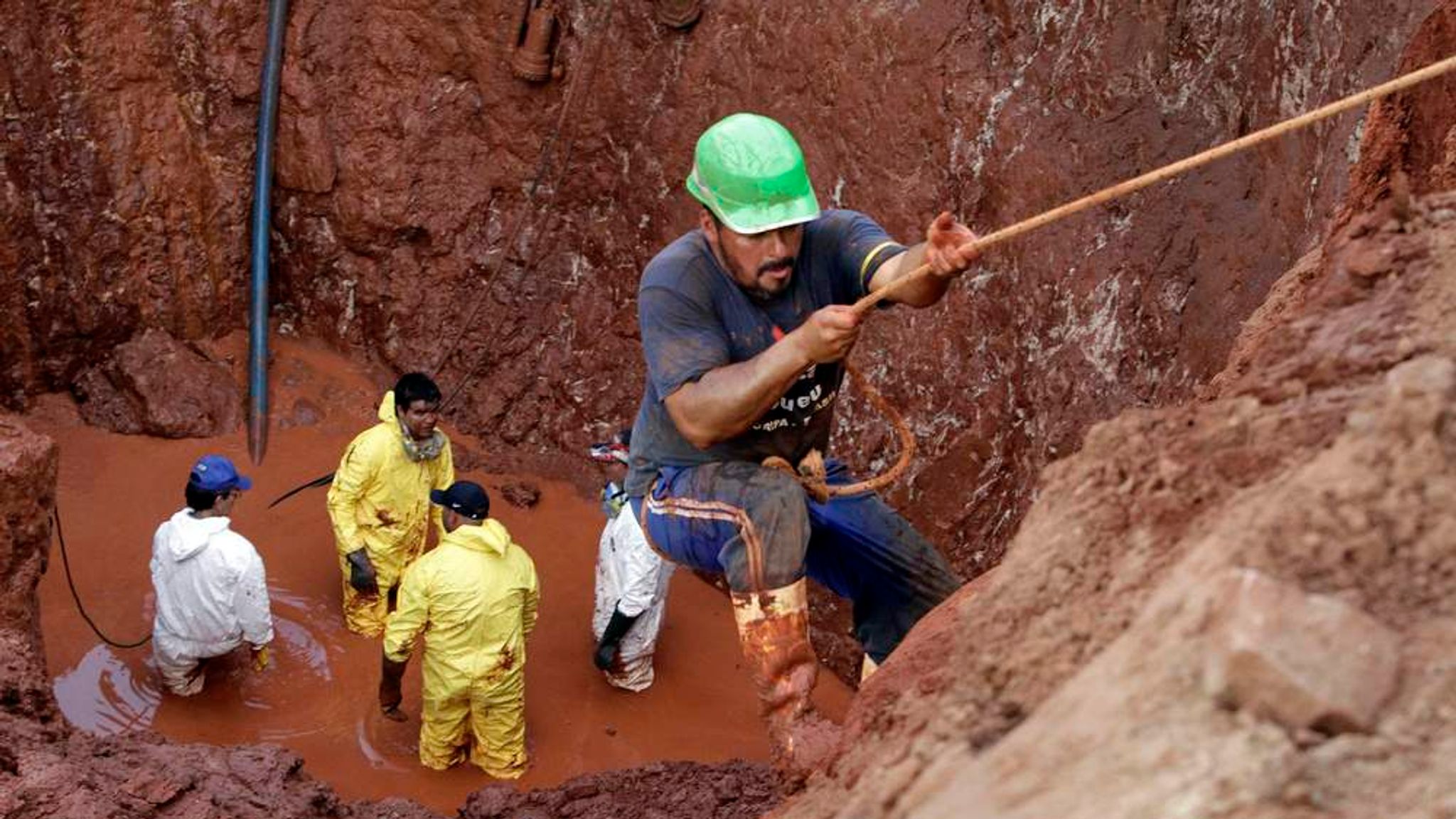 Hunt For Buried Gold Causes Suburban Landslide | World News | Sky News