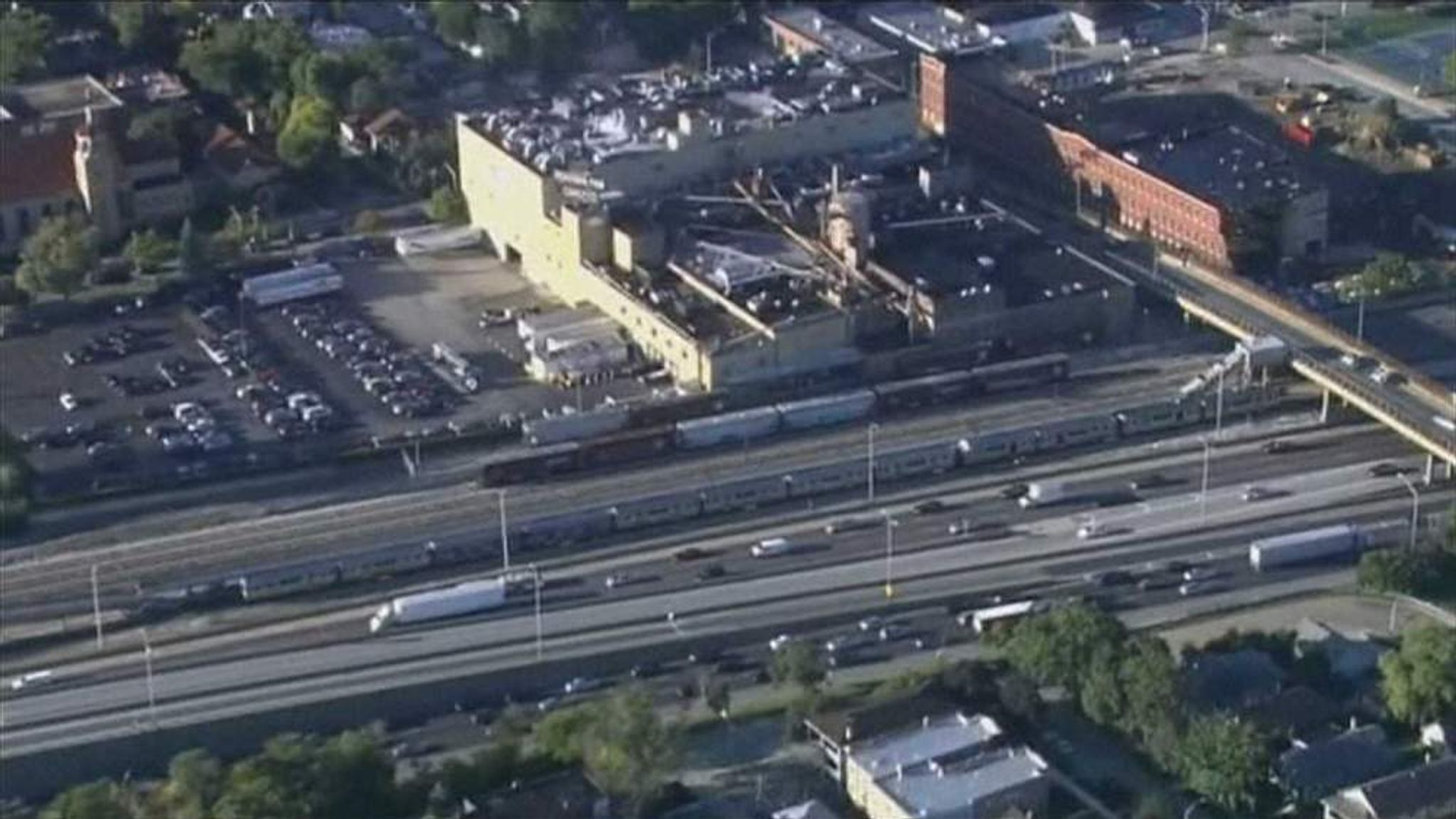 Dozens Injured In Chicago Commuter Train Crash | US News | Sky News