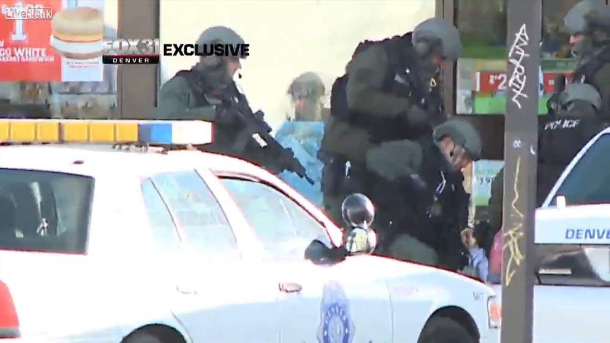 Video Shows Suspect Shot In Hostage Situation | US News | Sky News