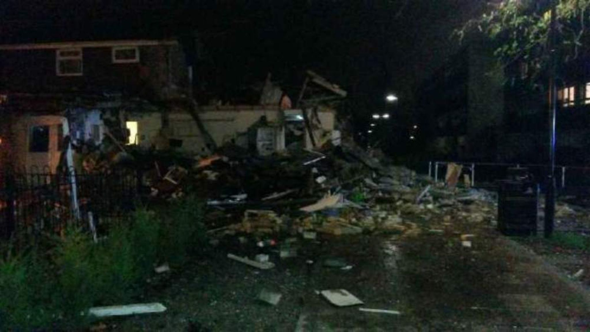 'Miracle' As Dad And Daughter Escape Gas Blast | UK News | Sky News