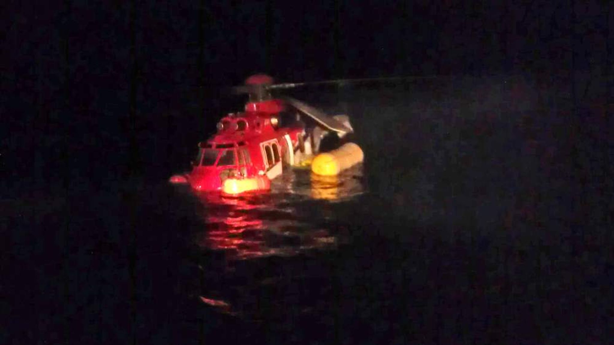 Ditched North Sea Helicopter Had Gearbox Fault | UK News | Sky News